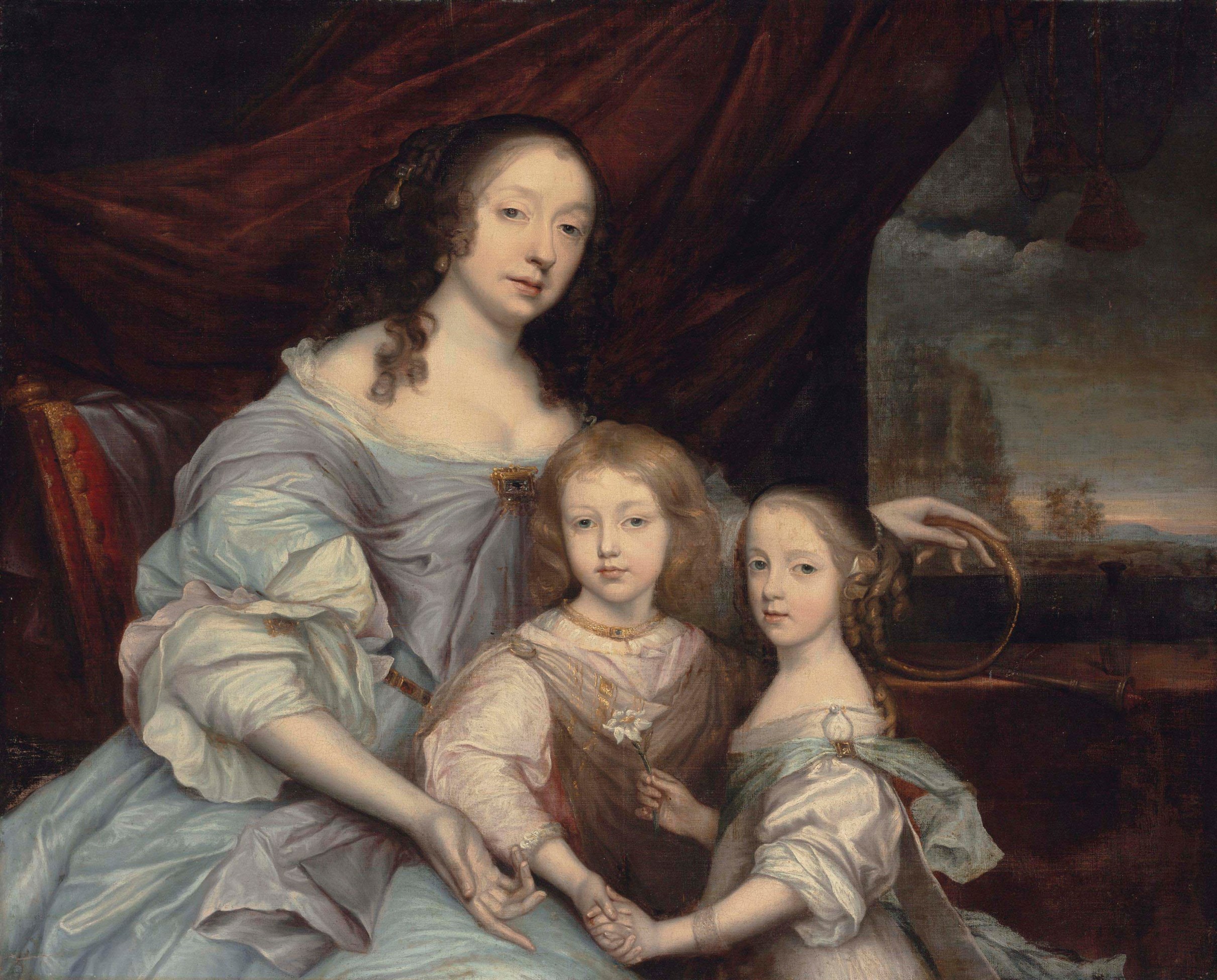 John Michael Wright (London 1617-1694) , Portrait of Mary Villiers ...
