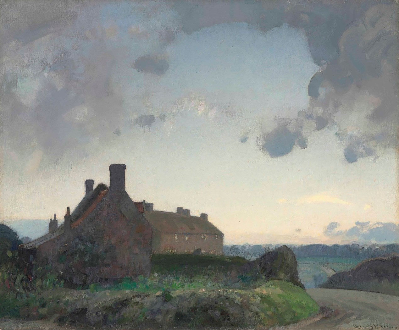 Sir John Alfred Arnesby Brown, R.A. (1866-1955) , The end of the ...