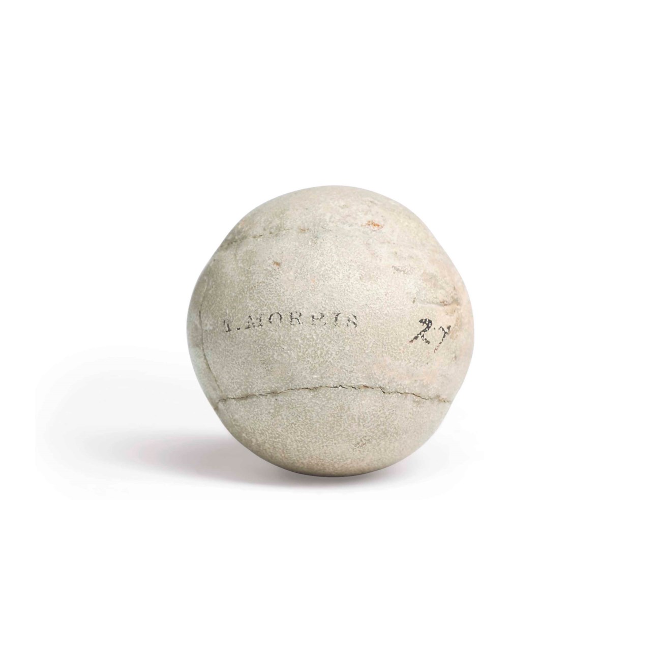 A FEATHER-FILLED GOLF BALL , BY TOM MORRIS, CIRCA 1840 | Christie's