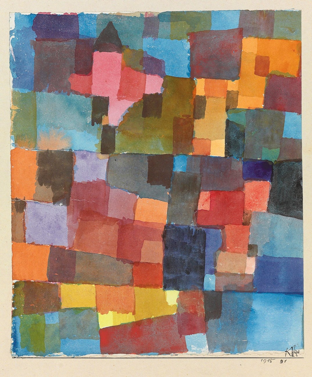 Paul Klee (1879-1940) , Raumarchitekturen (Auf Kalt-Warm) | Christie's