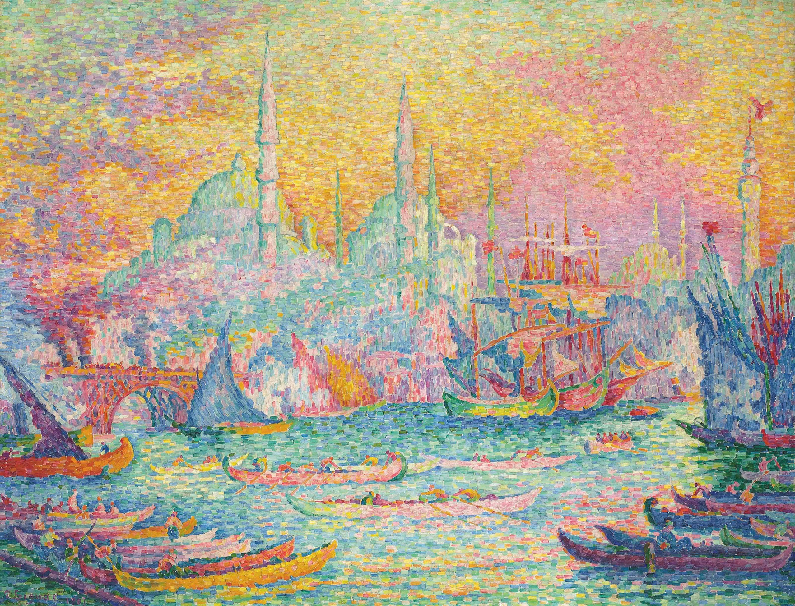Paul Signac (1863-1935) , La Corne d'Or, Constantinople | Christie's