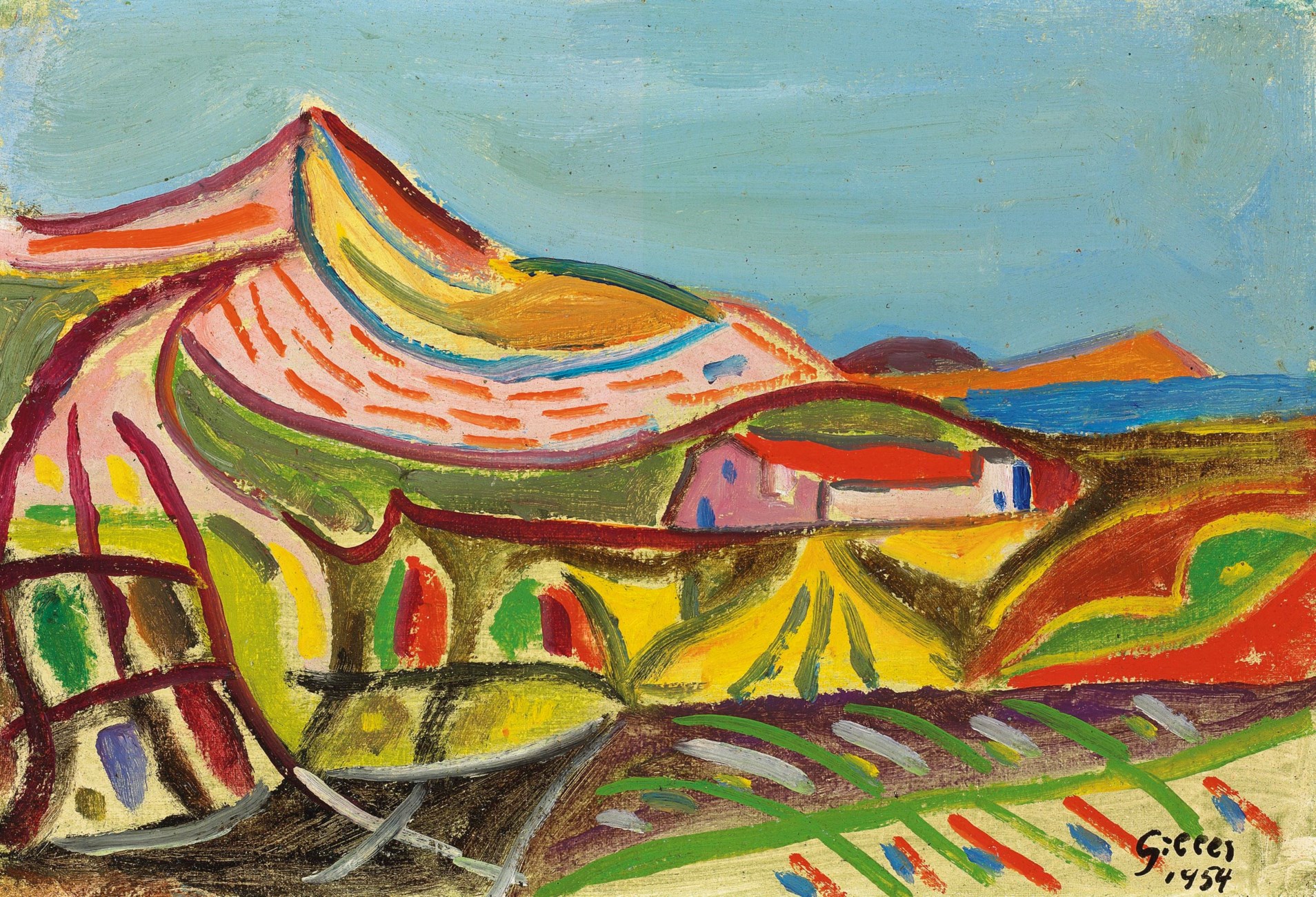 Werner Gilles (1894-1961) , Landschaft auf Ischia | Christie's