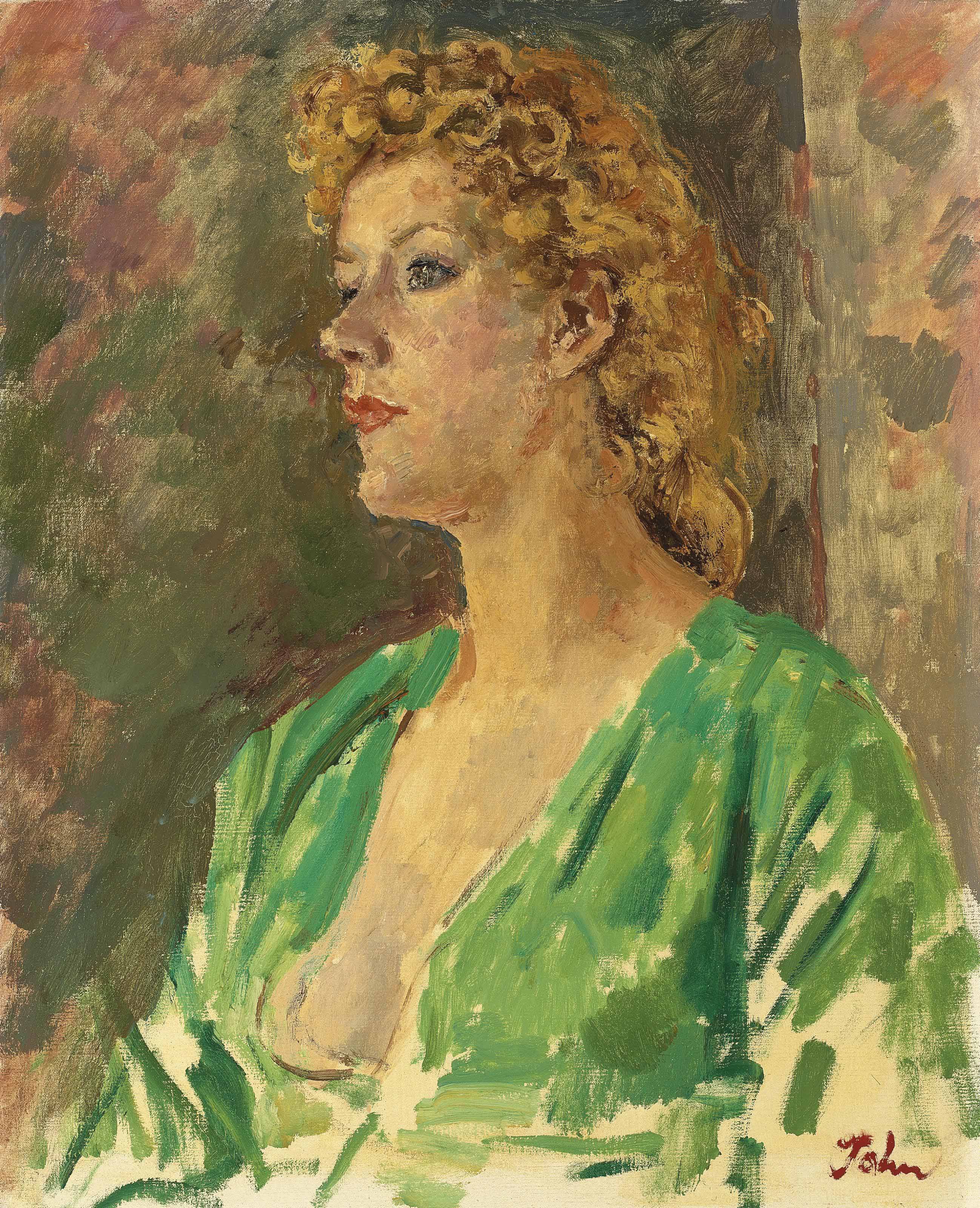 Augustus Edwin John, O.M., R.A. (1878-1961) , Portrait of Mavis in ...