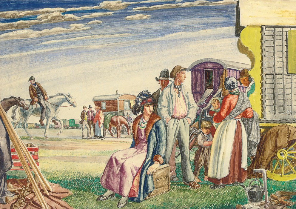 Harry Morley, A.R.A. (1881-1943) , The gypsy encampment | Christie's