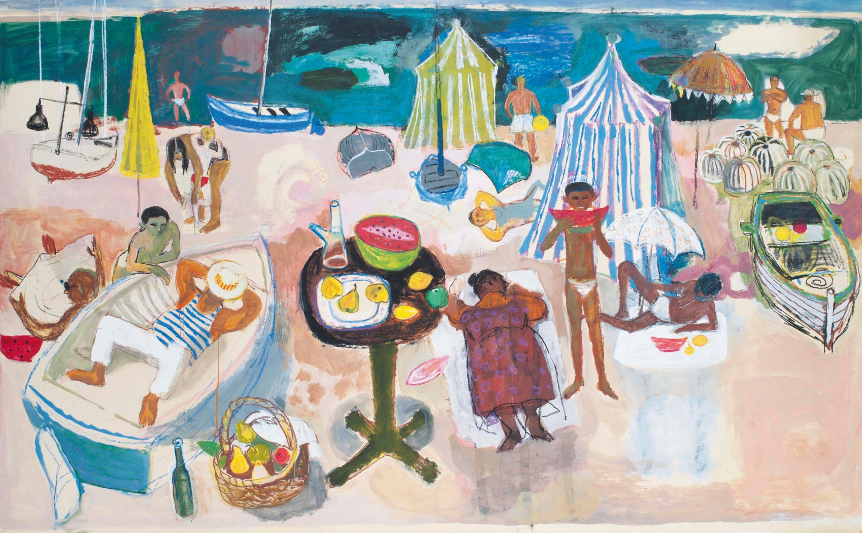 Alberto Morrocco, R.S.A., R.S.W. (1917-1998) , Study for Mural at ...