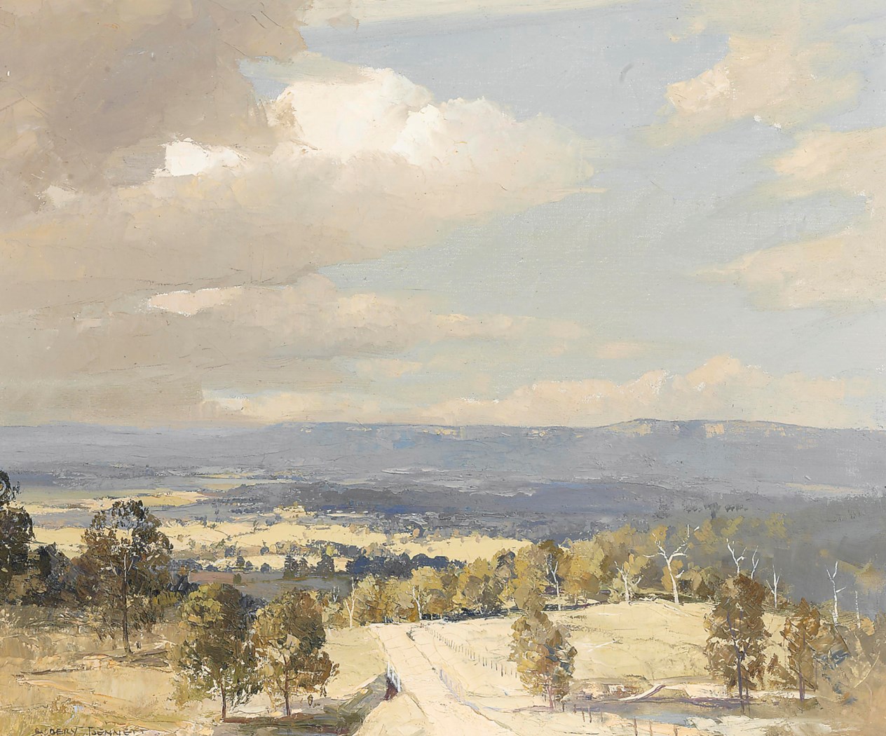 William Rubery Bennett (Australian, 1893-1987) , View of Burragorang ...