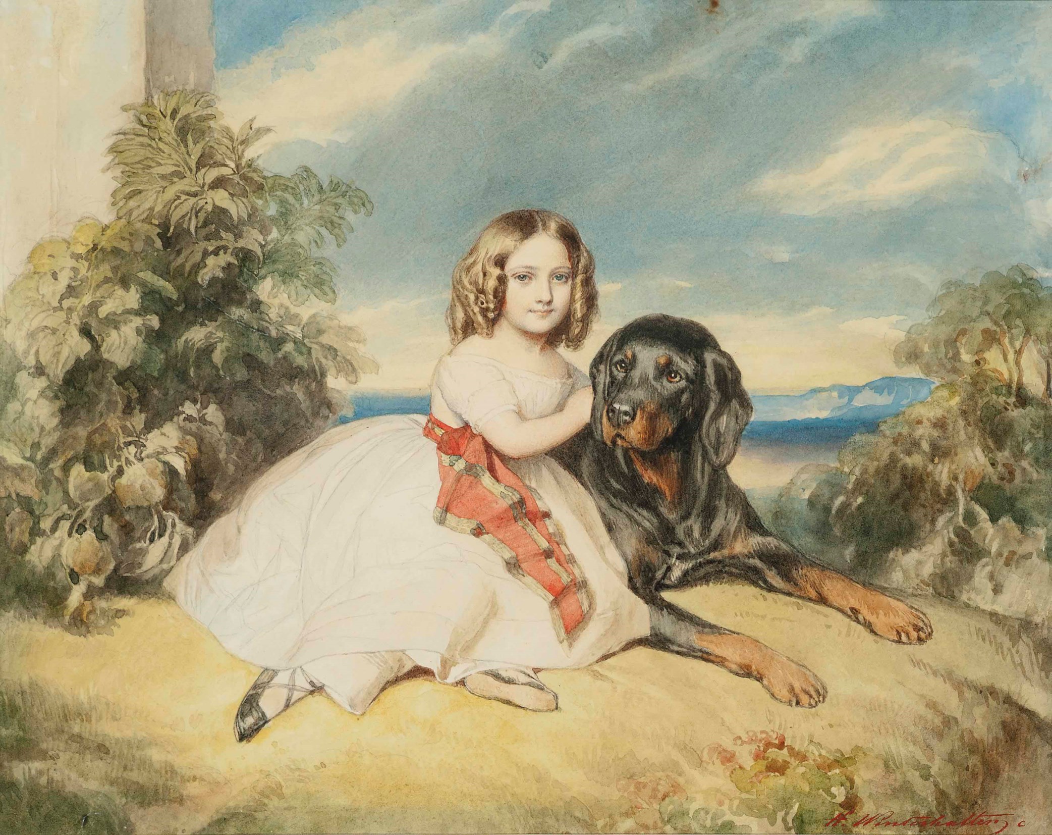 Hermann Winterhalter (German, 1808-1891)