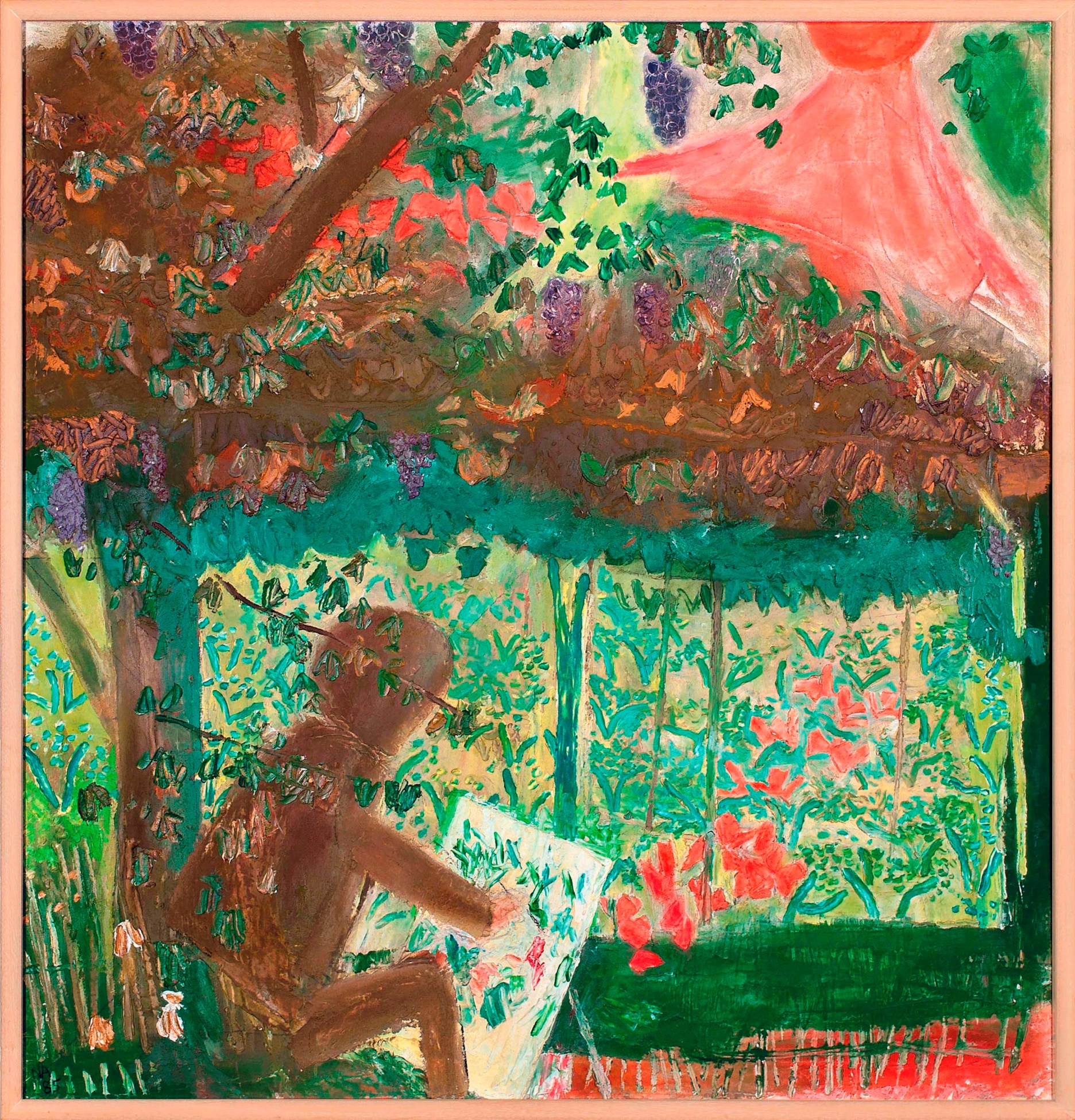 Norman Adams (1927-2005) , The Artist in his environment | Christie's