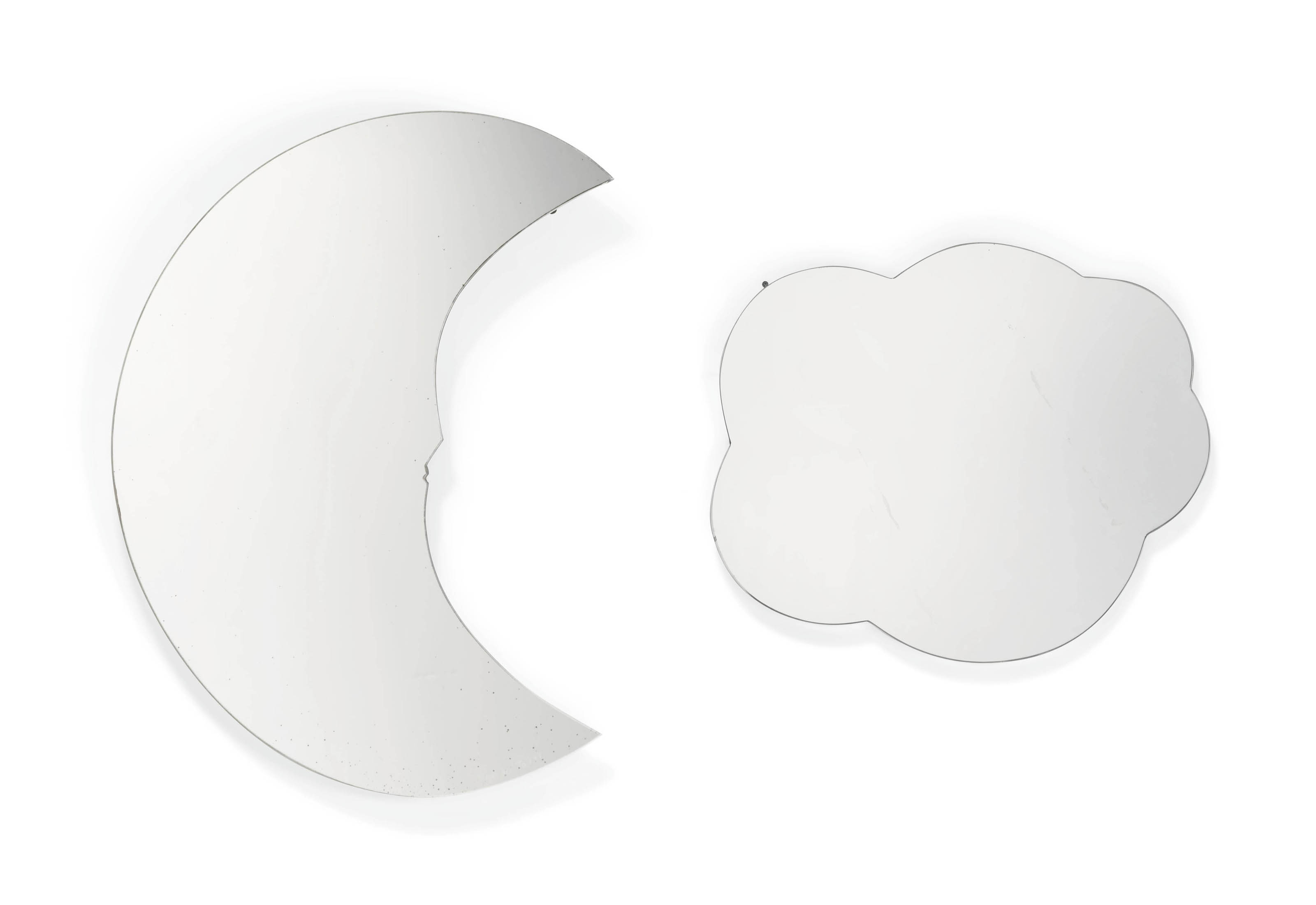FRENCH 'CLOUD' AND 'MOON' MIRRORS