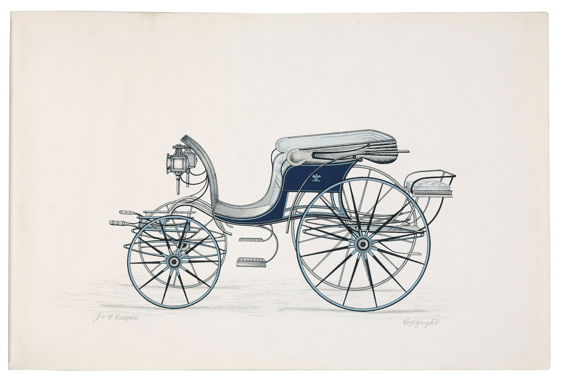 COOPER, J. & C. (Publishers) Collection of Carriage Designs. [1880's ...