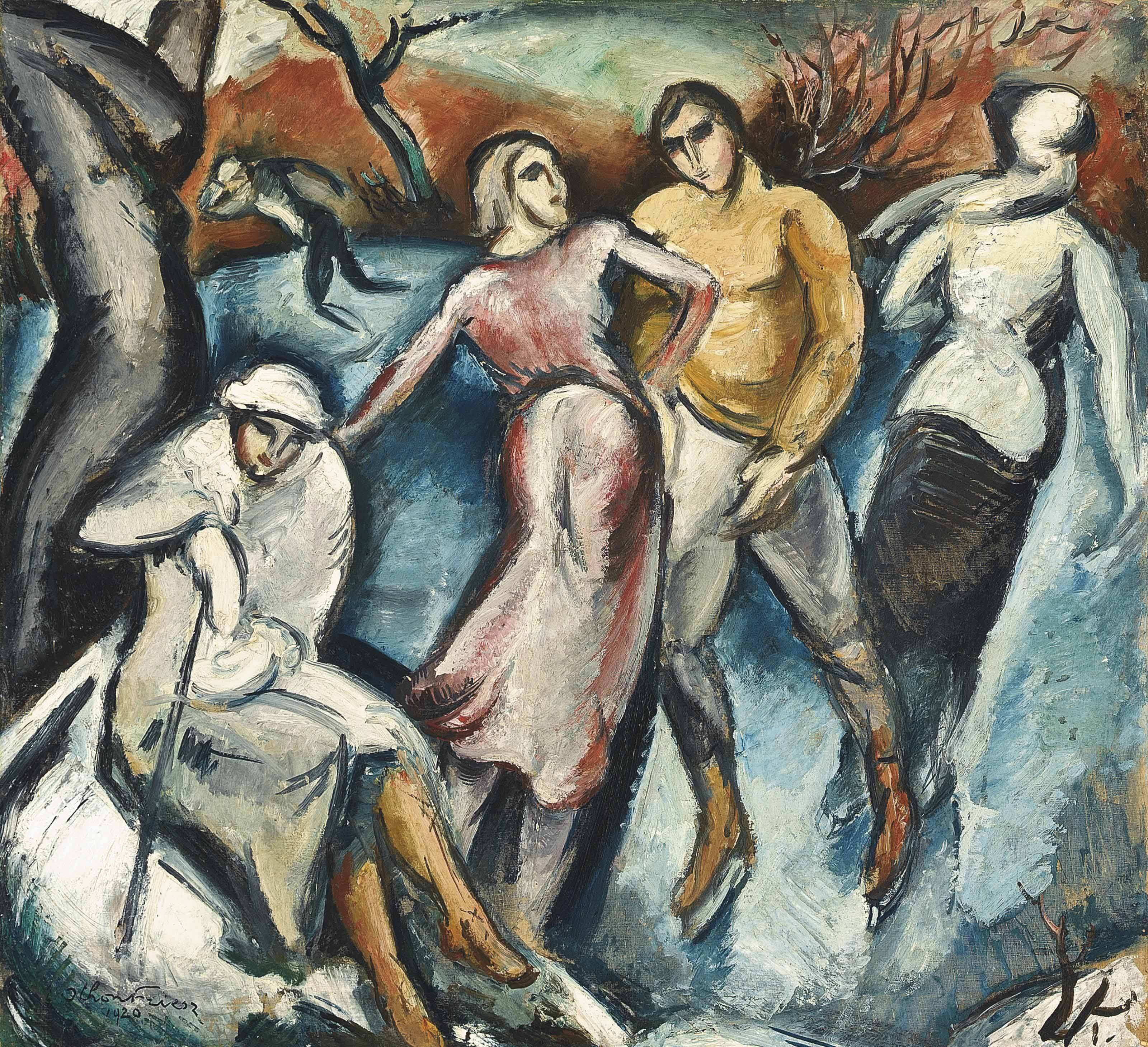 Émile Othon Friesz (1879-1949) , Les patineurs | Christie's