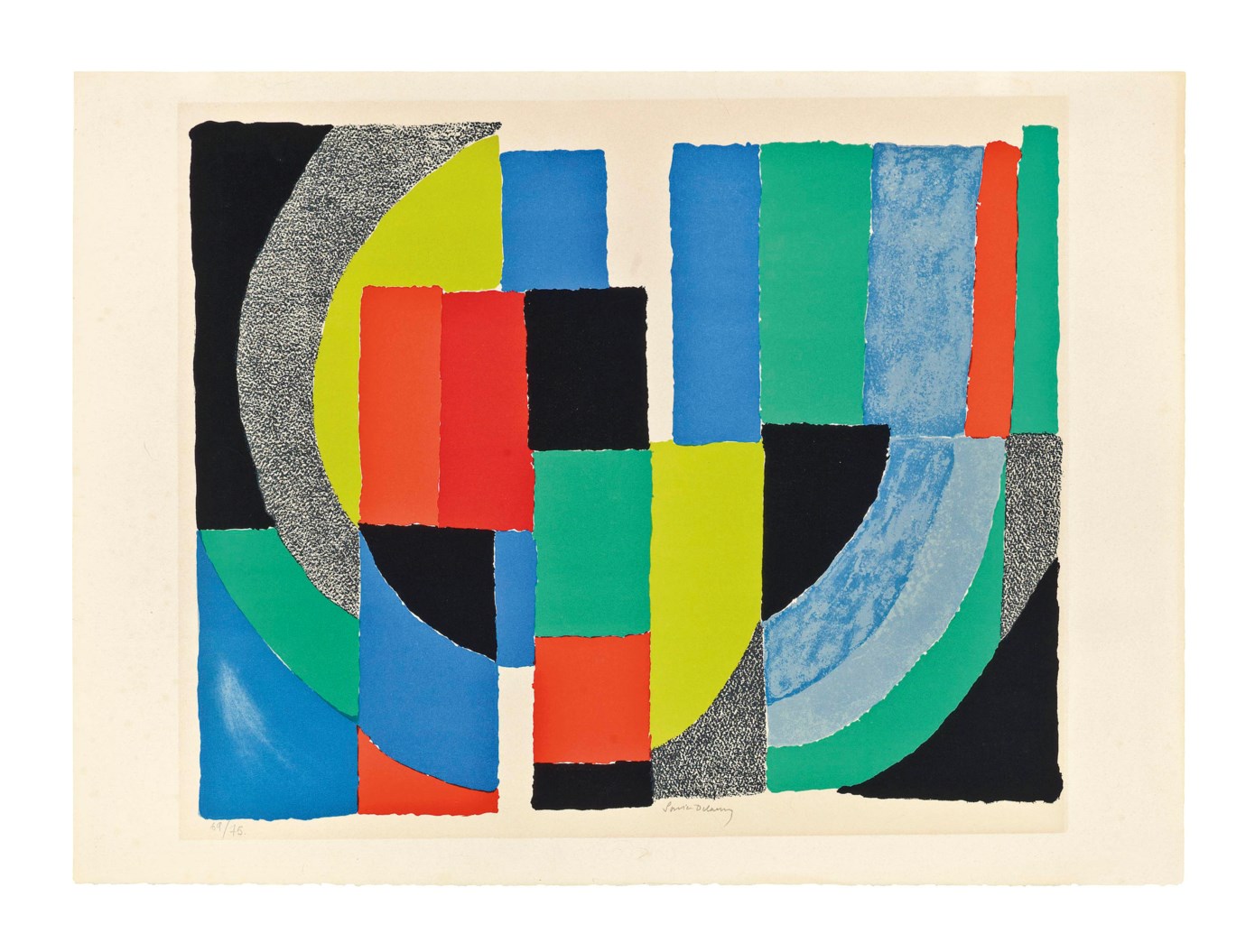 Sonia Delaunay-Terk (French, 1885-1979) , Drakar | Christie's