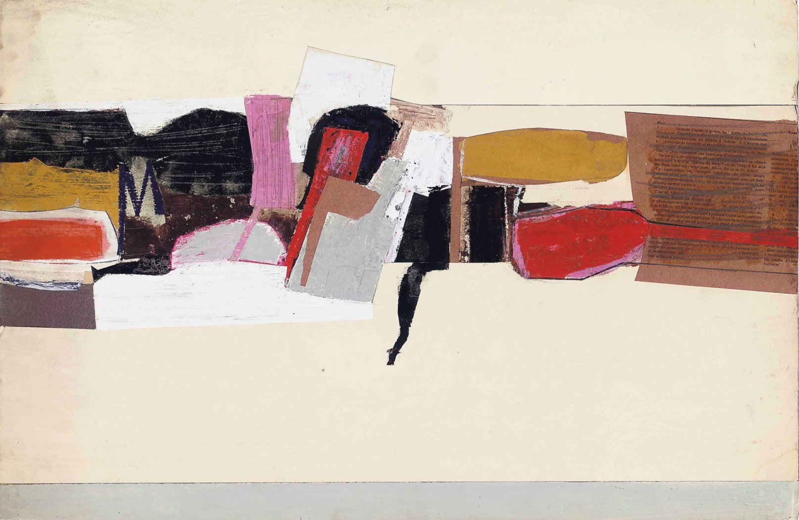 Kenneth Mahood (b. 1930) , Horizontal Forms; and Black Cross | Christie's