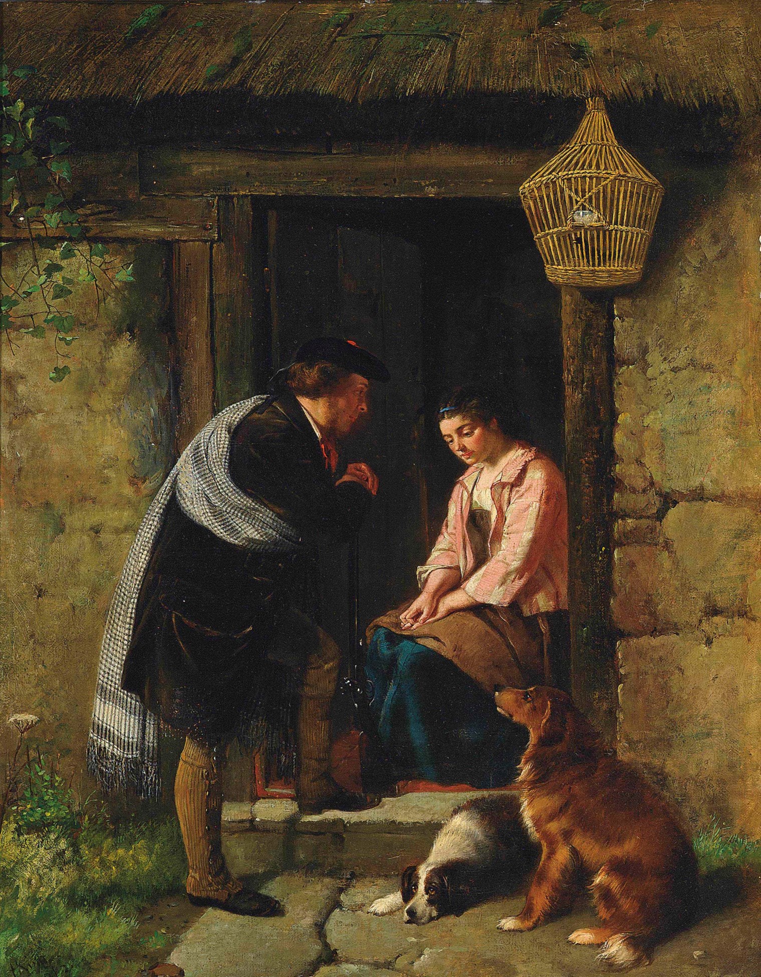 Haynes King, R.B.A. (1831-1904) , The proposal | Christie's