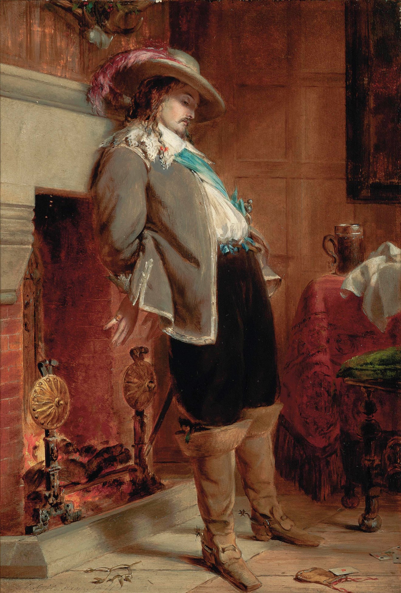 John Callcott Horsley, R.A. (1817-1903) , Monsieur se chauffe | Christie's