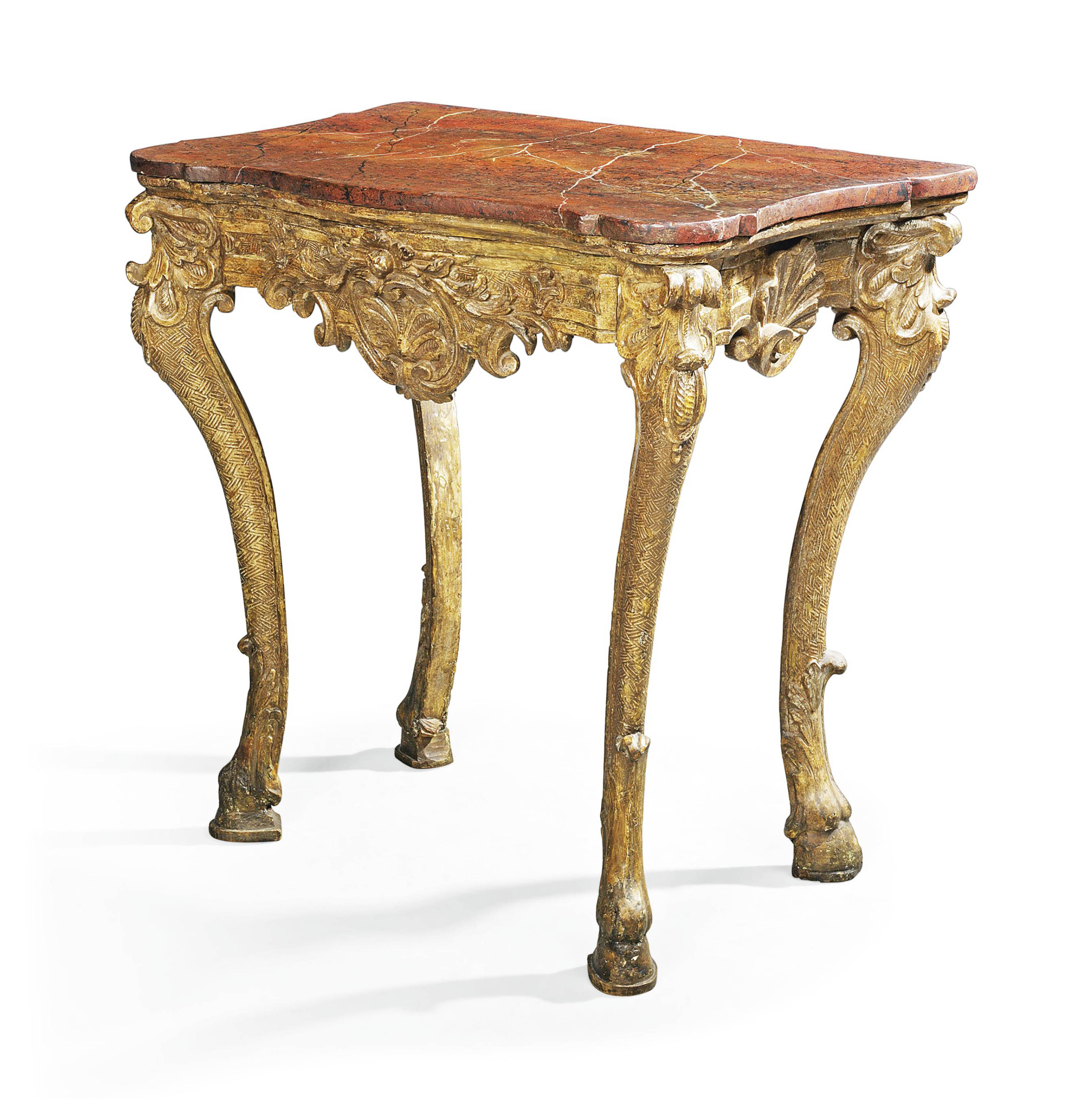 A ROMAN CREAM-PAINTED CONSOLE TABLE , 18TH CENTURY | Christie's
