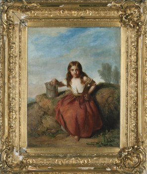 John Thomas Peele (1822-1897) , The young helper; and The young water ...