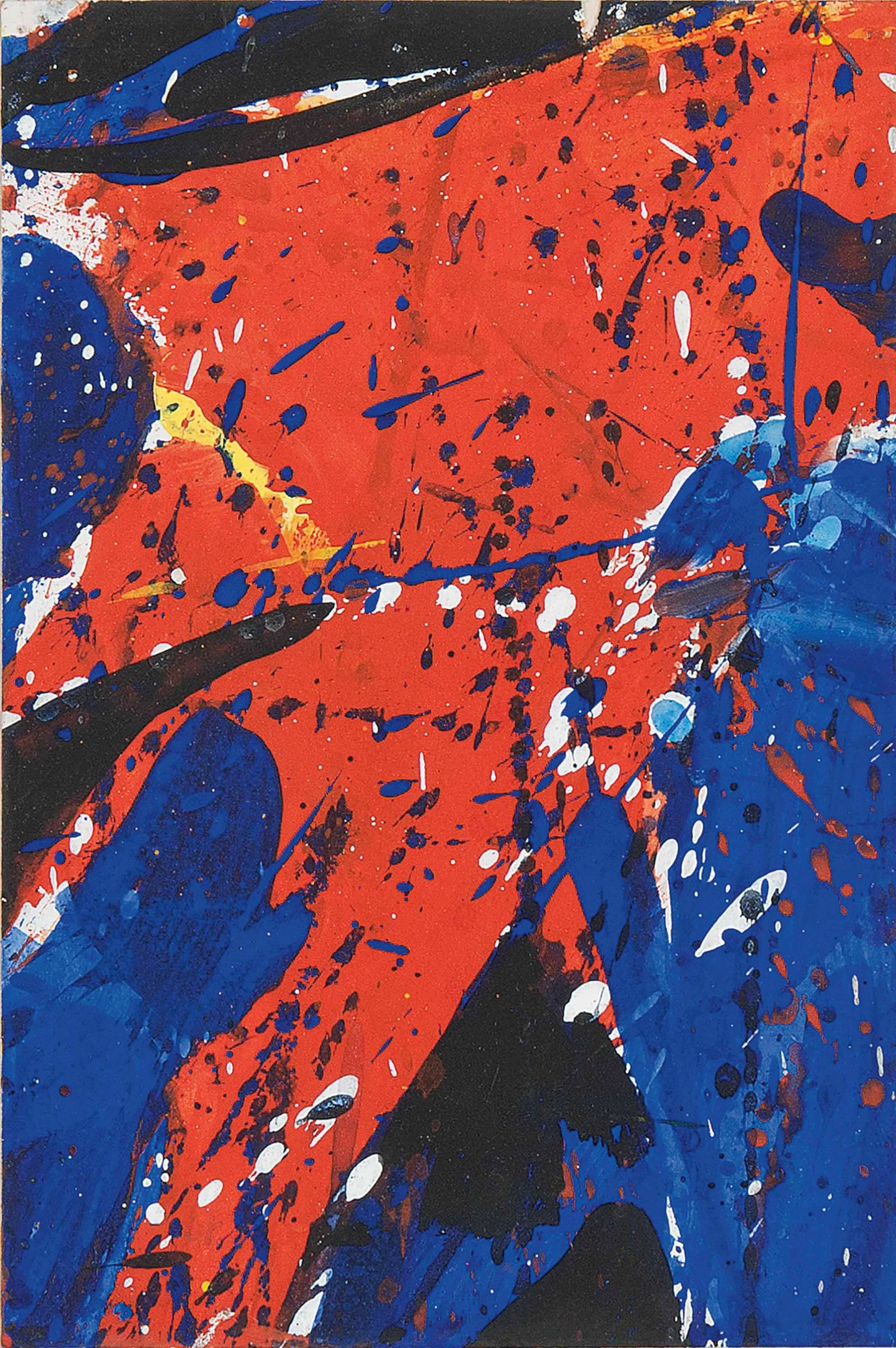 Sam Francis (1923-1994) , No. 9, Red, Blue & Black, 1959 | Christie's