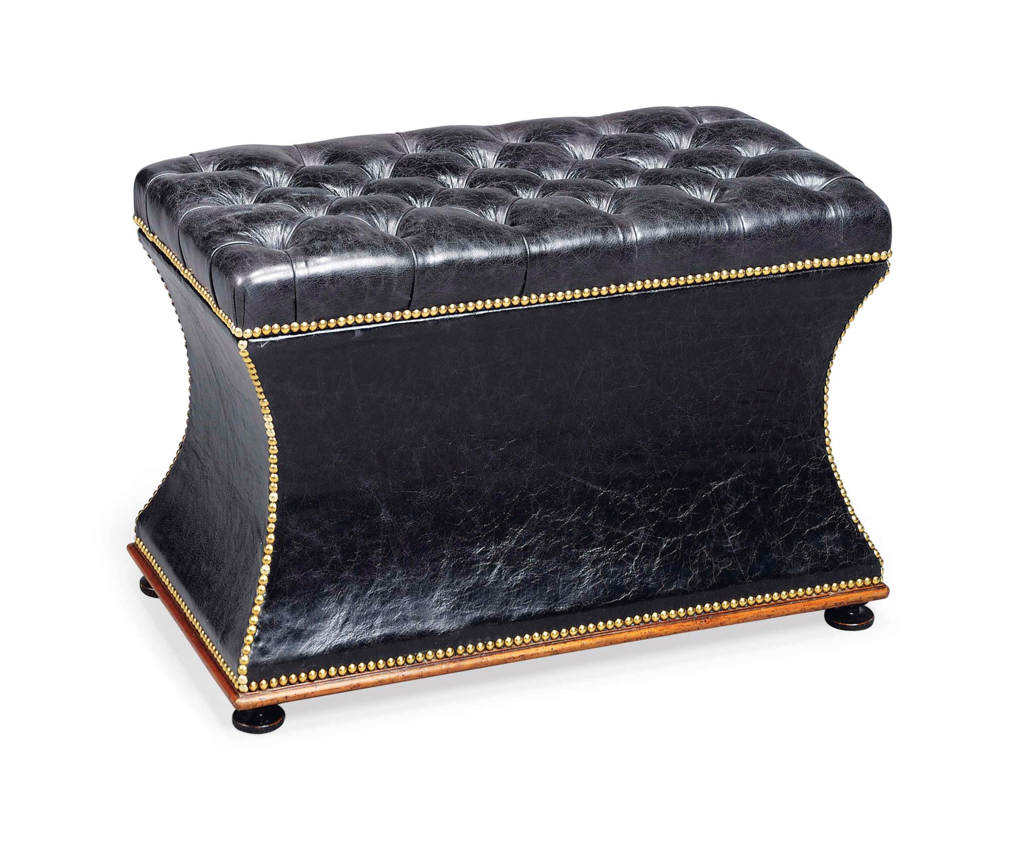 A VICTORIAN MAHOGANY OTTOMAN , LATE 19TH CENTURY | Christie's