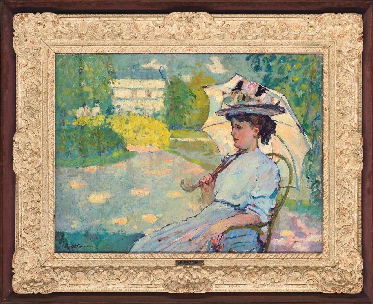Henri Ottman (1877-1927) , Lady with a parasol | Christie's