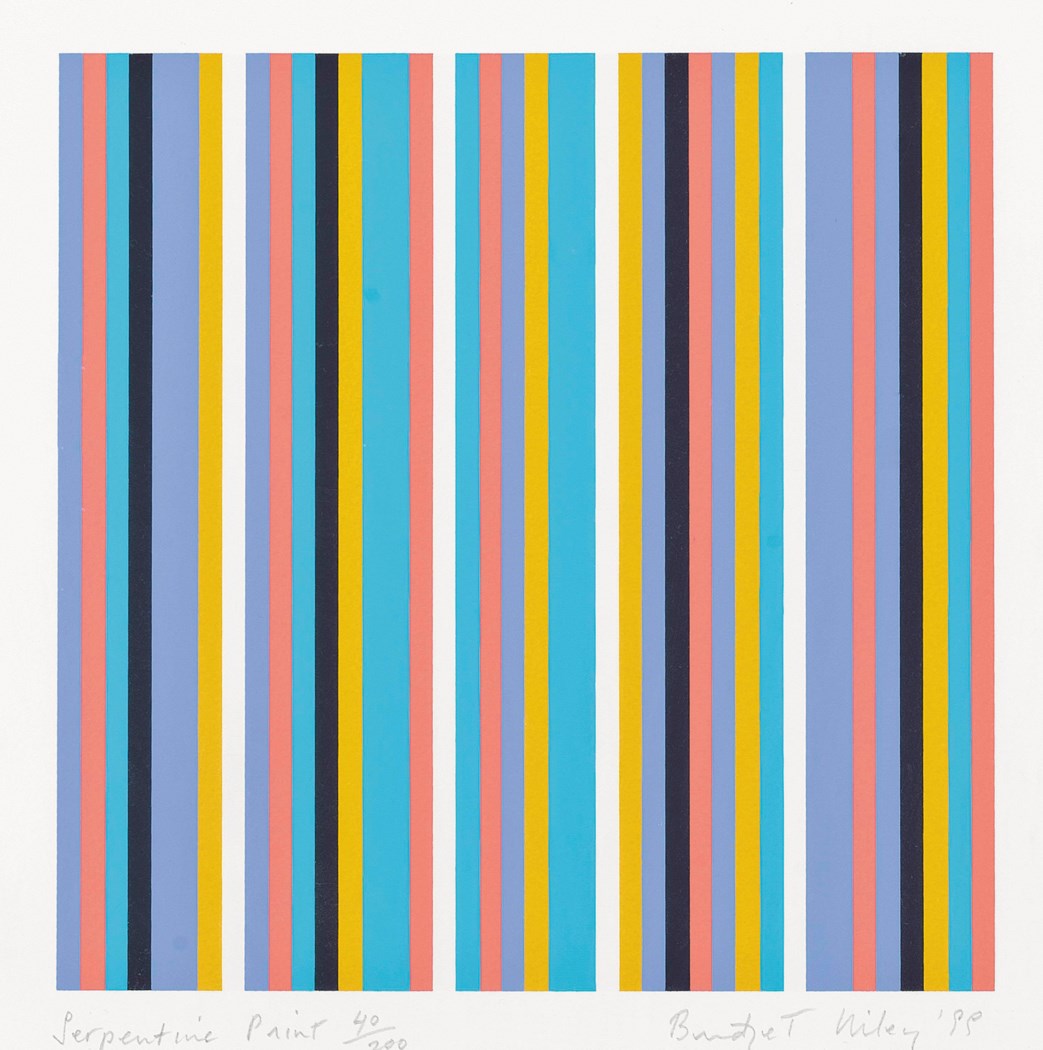 Bridget Riley (b. 1931) , Serpentine Print (Schubert 39) | Christie's