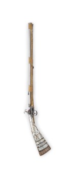 A MOTHER-OF-PEARL INLAID LONG GUN (DZEFERDAR) , WESTERN BALKANS ...