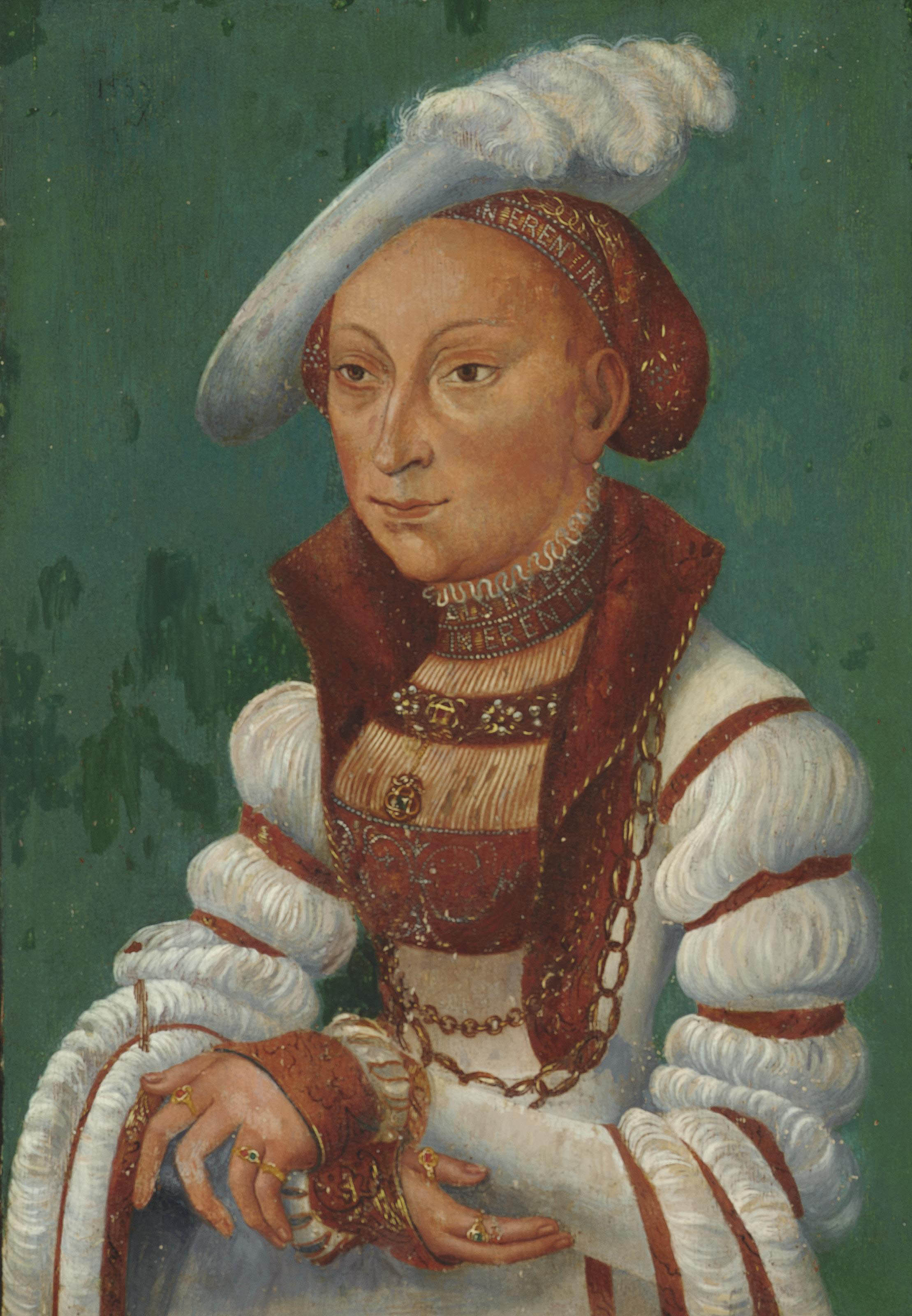 sibylle of cleves by lucas cranach the elder