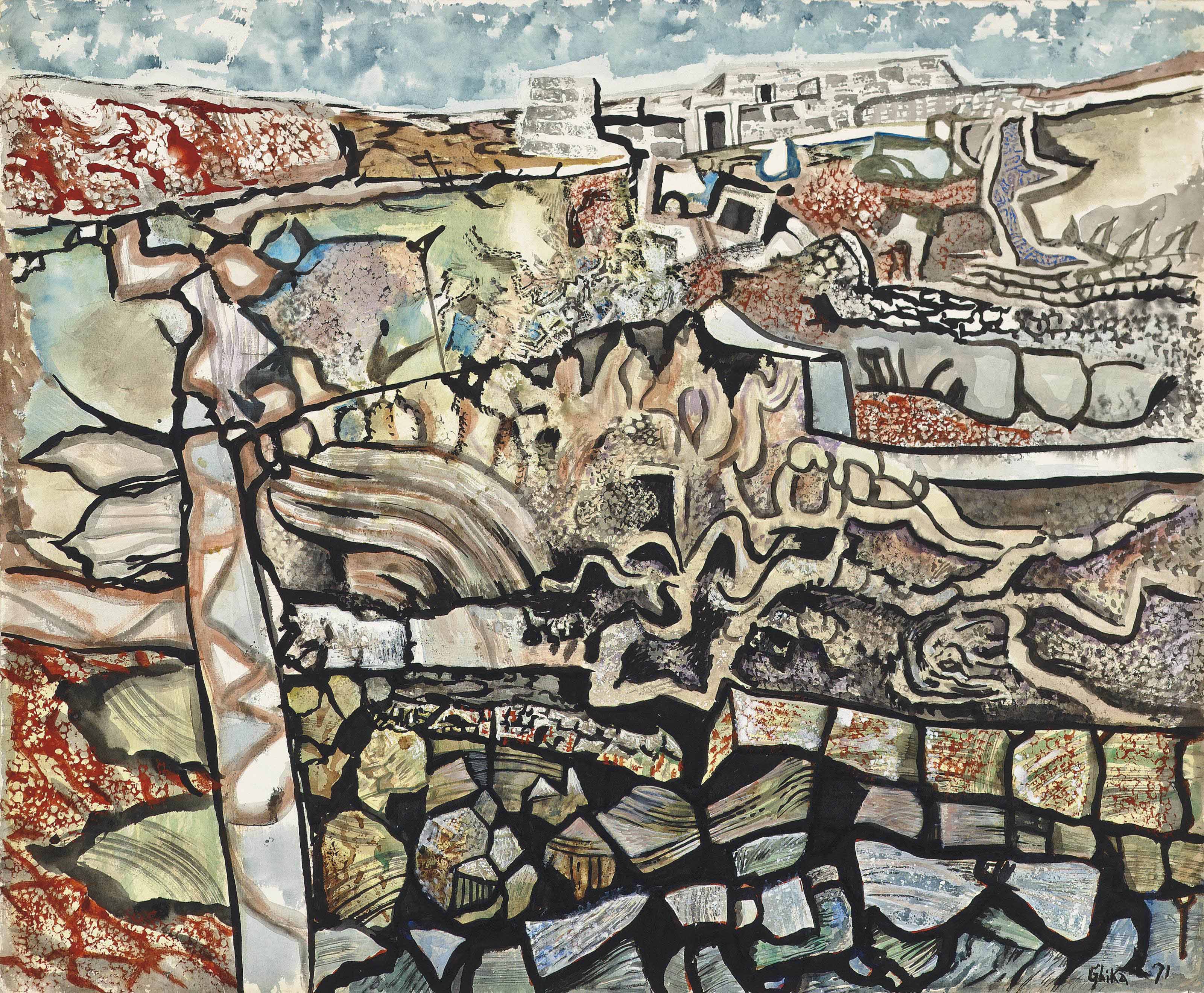 Nicolas Ghika (1906-1994) , A Rocky Place | Christie's