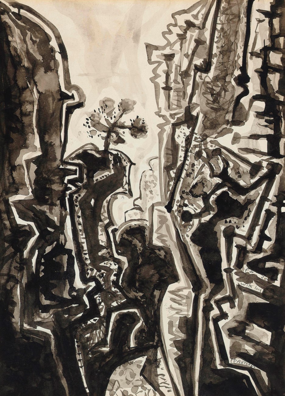 John Craxton, R.A. (1922-2009) , Rocky landscape | Christie's