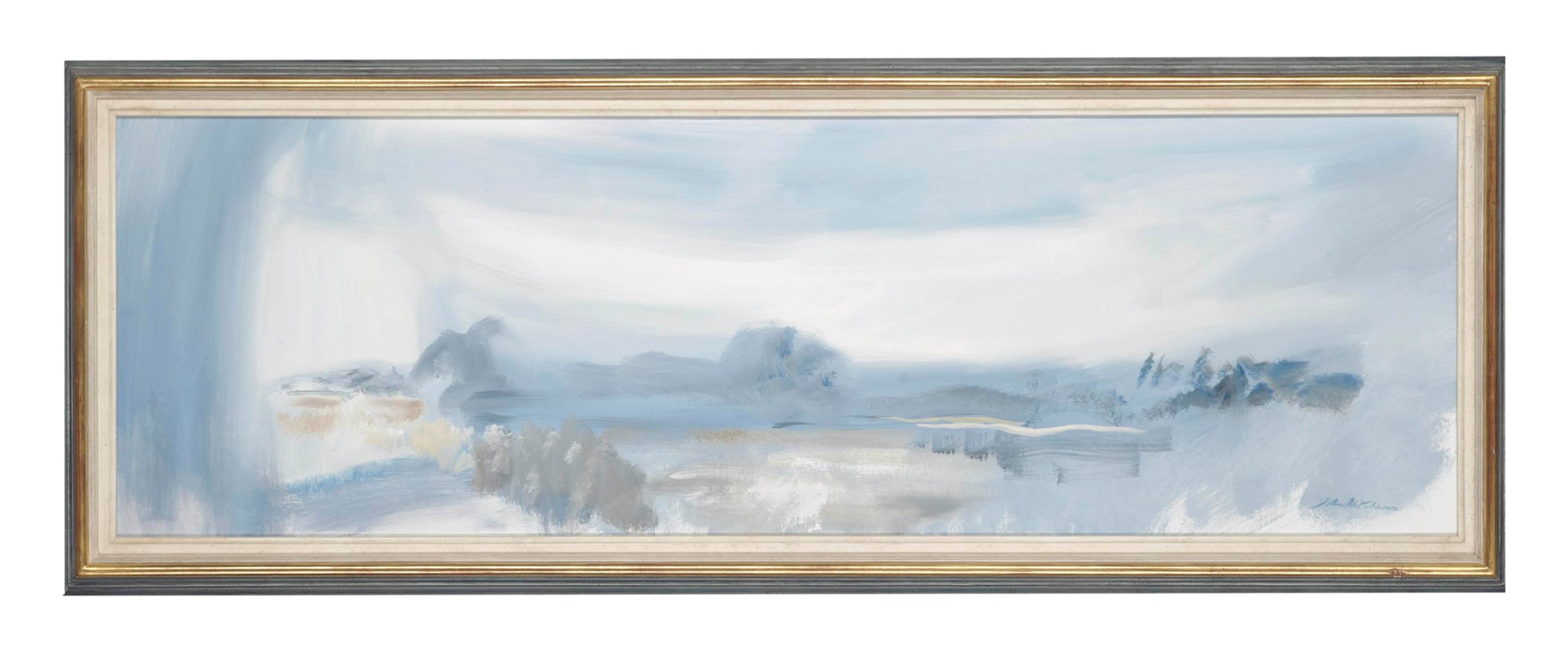 John Hitchens (b. 1940) , Blue-Grey Evening | Christie's