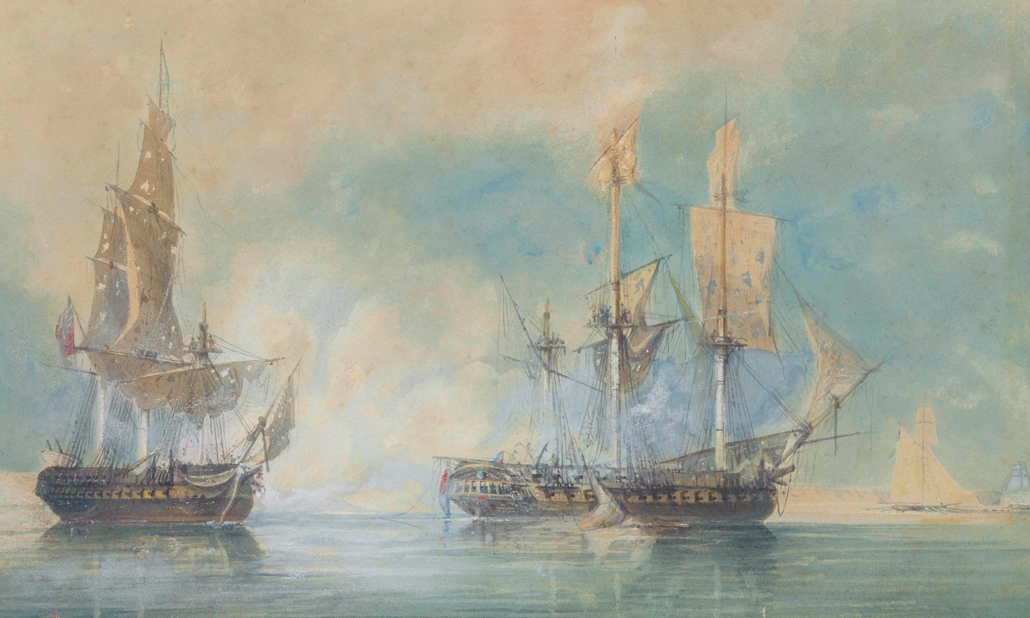 Attributed to John Christian Schetky (Edinburgh 1778-1874 London) , H.M ...