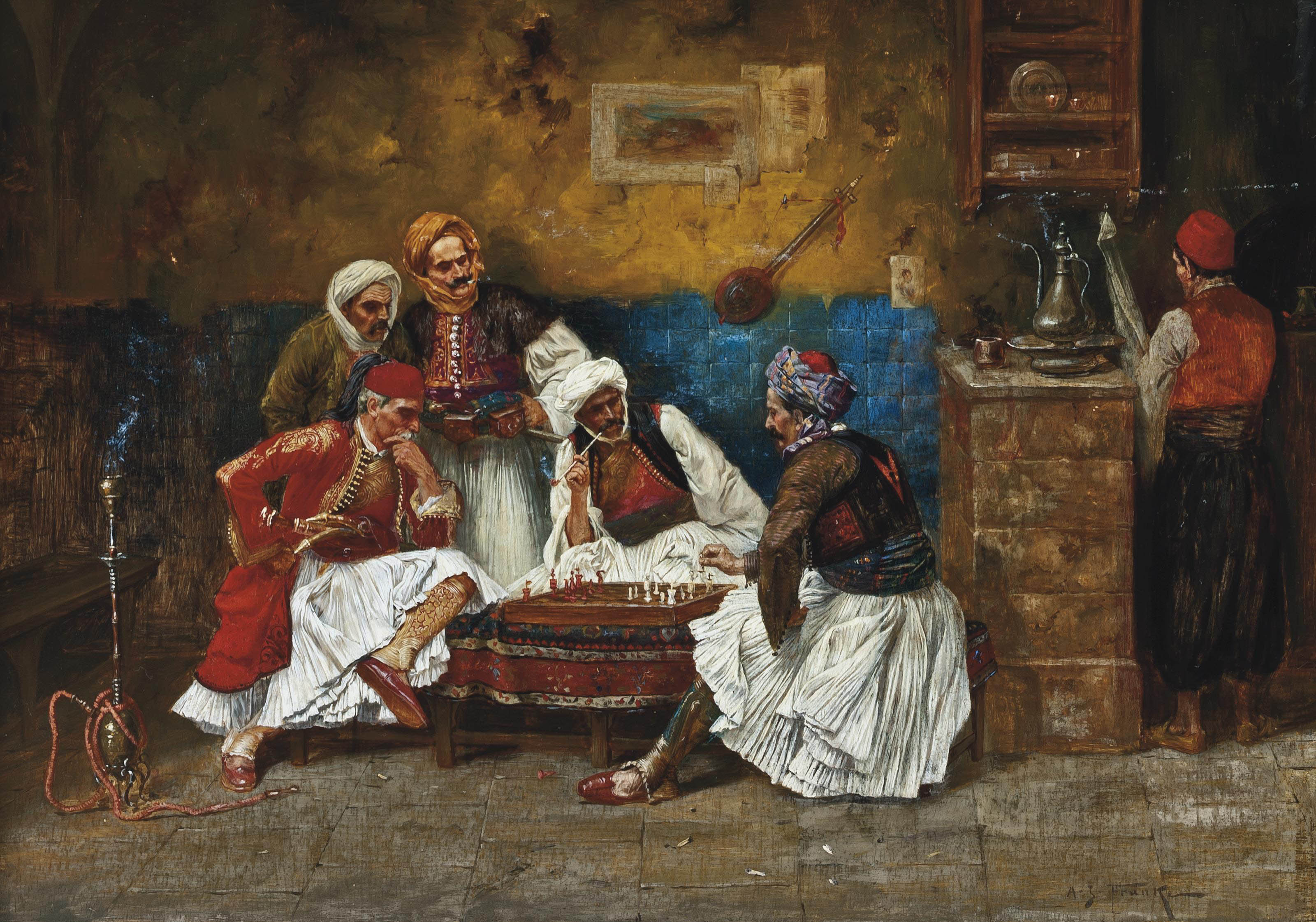 Albert Joseph Franke (GERMAN, 1860-1924)