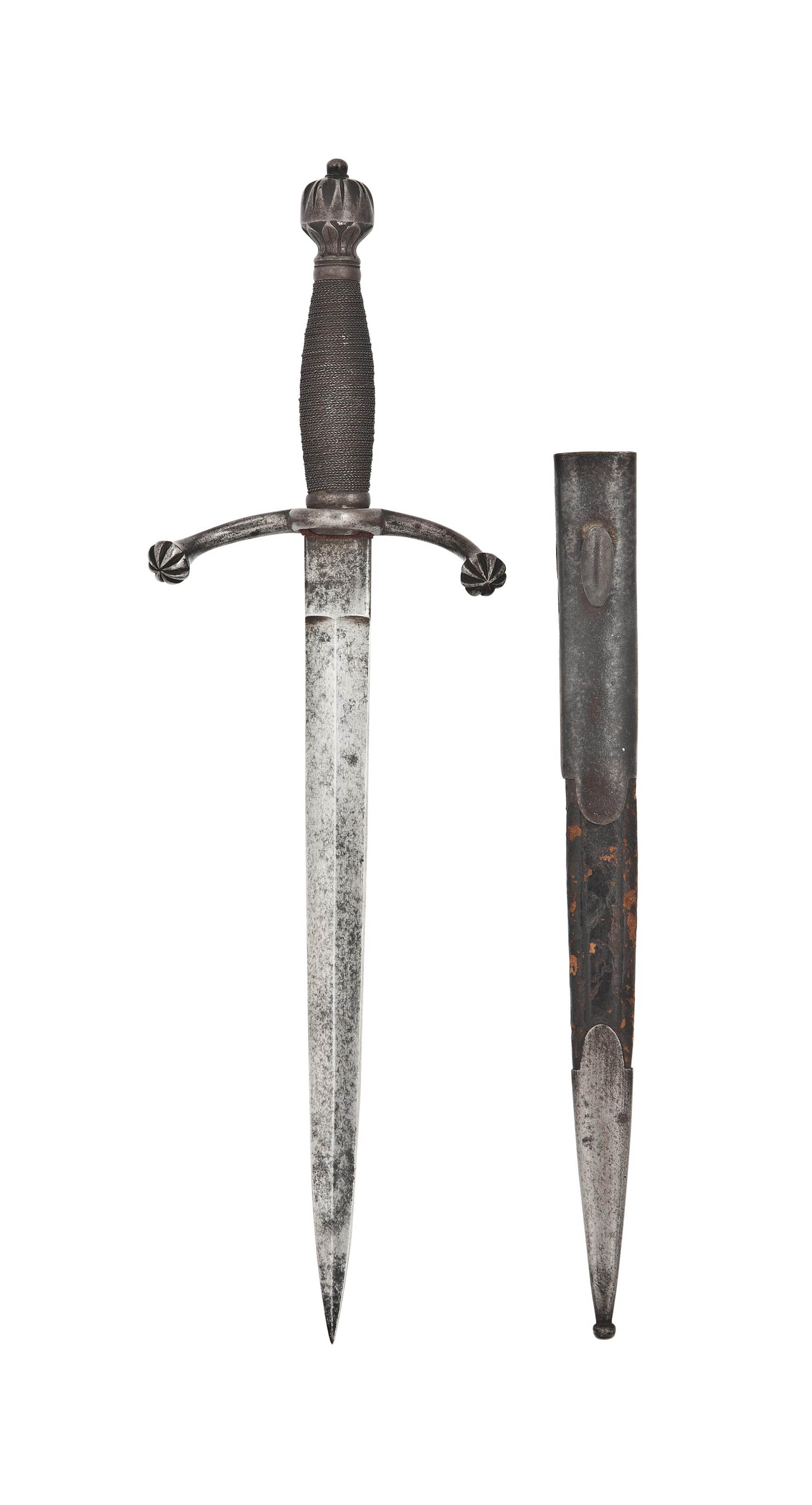 A LEFT-HAND DAGGER IN GERMAN 17TH CENTURY STYLE