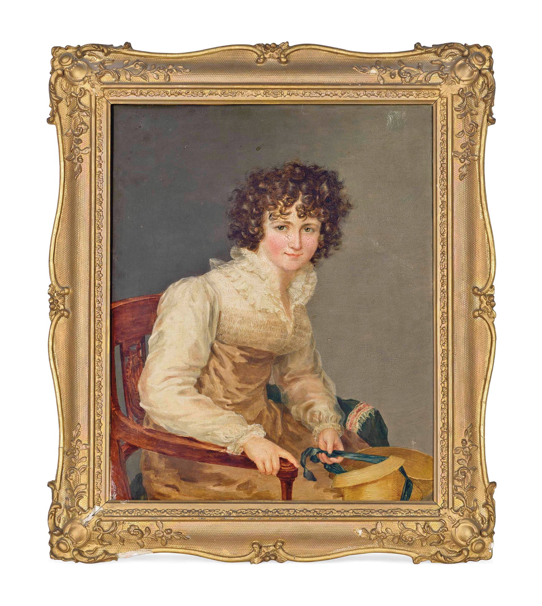Attributed to Madame Eynard Châtelain, circa 1818 , Portrait of Frances ...