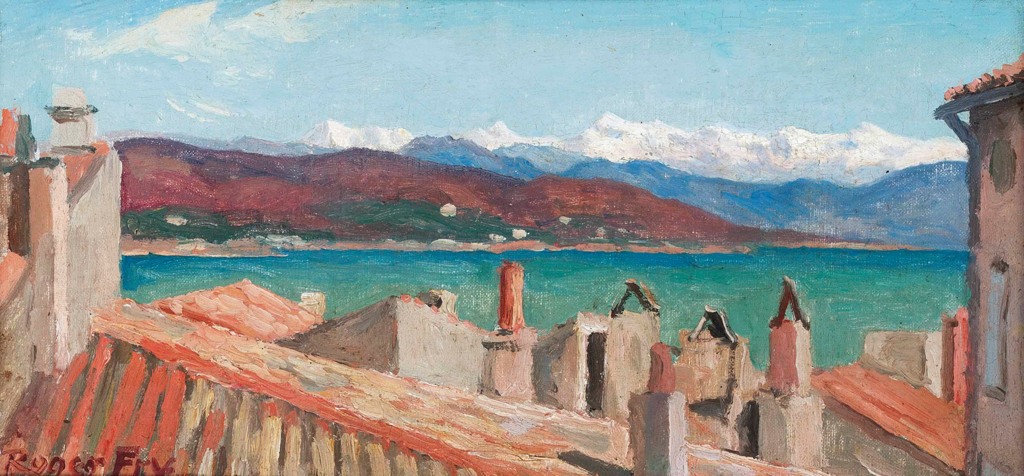 Roger Fry (1866-1934) , Alpes Maritimes from St. Tropez | Christie's