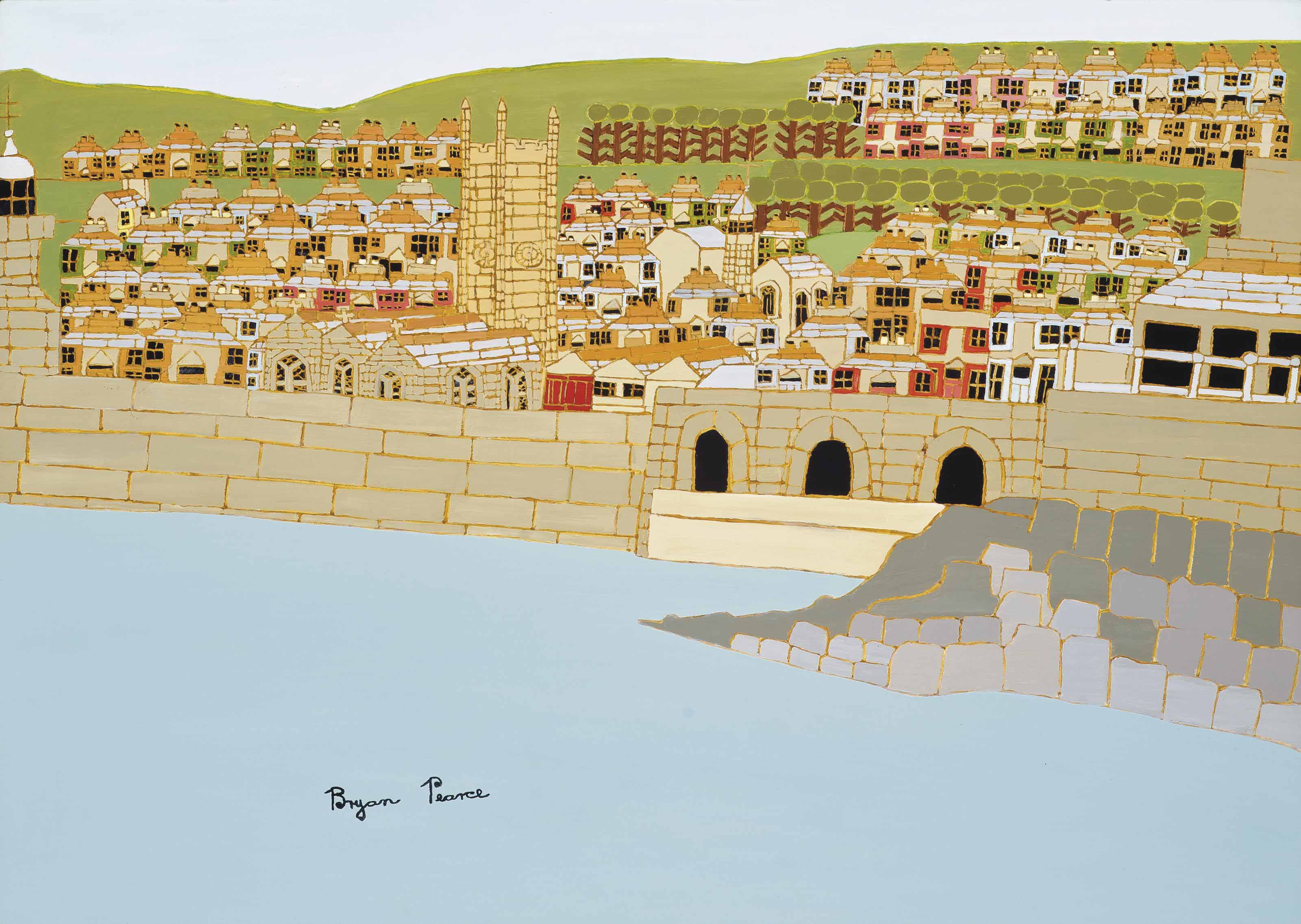 Bryan Pearce (1929-2007) , St. Ives from the Breakwater | Christie's
