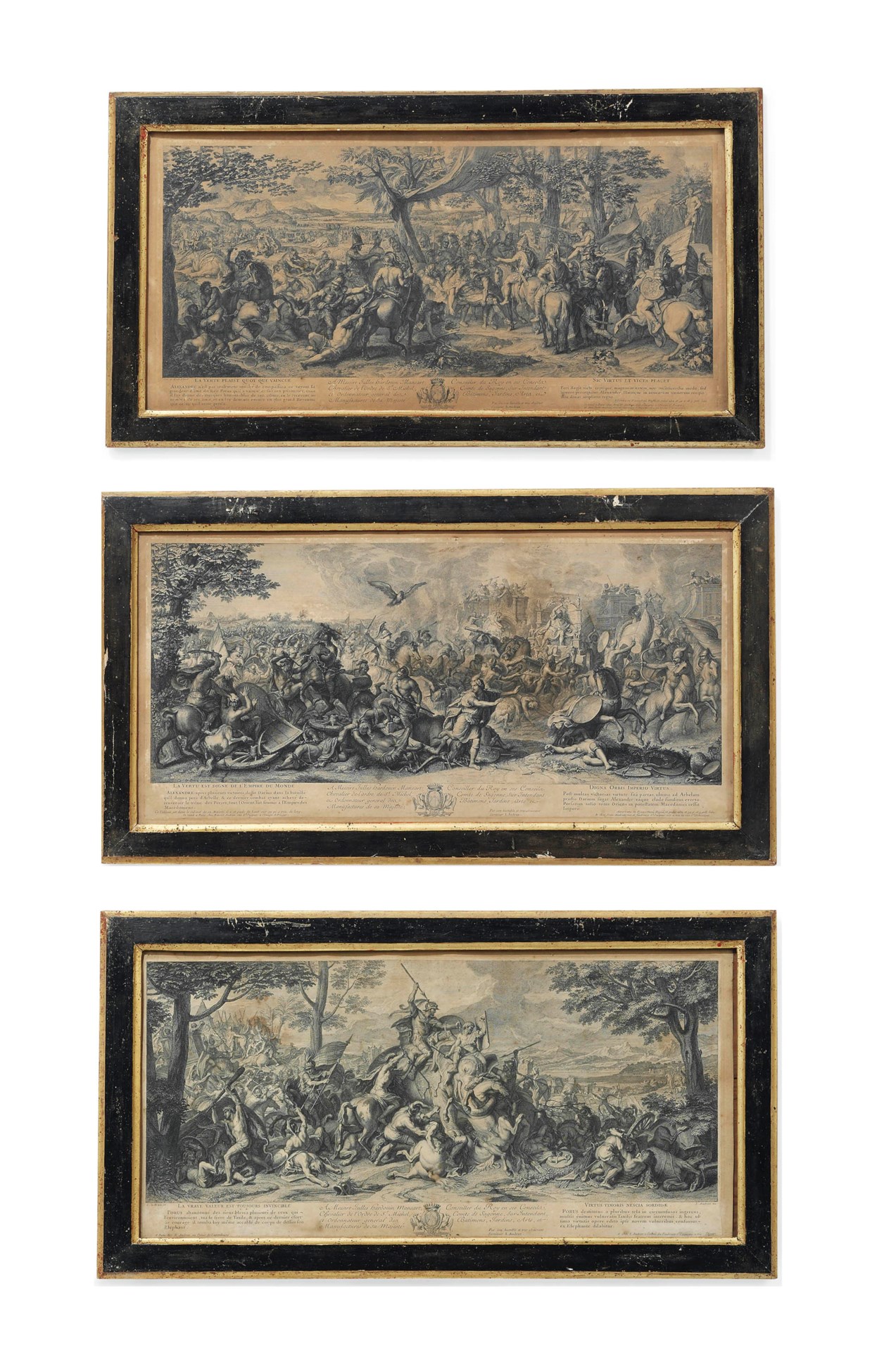 Gérard Audran (1640-1703) after Charles Le Brun , The Triumphs of ...
