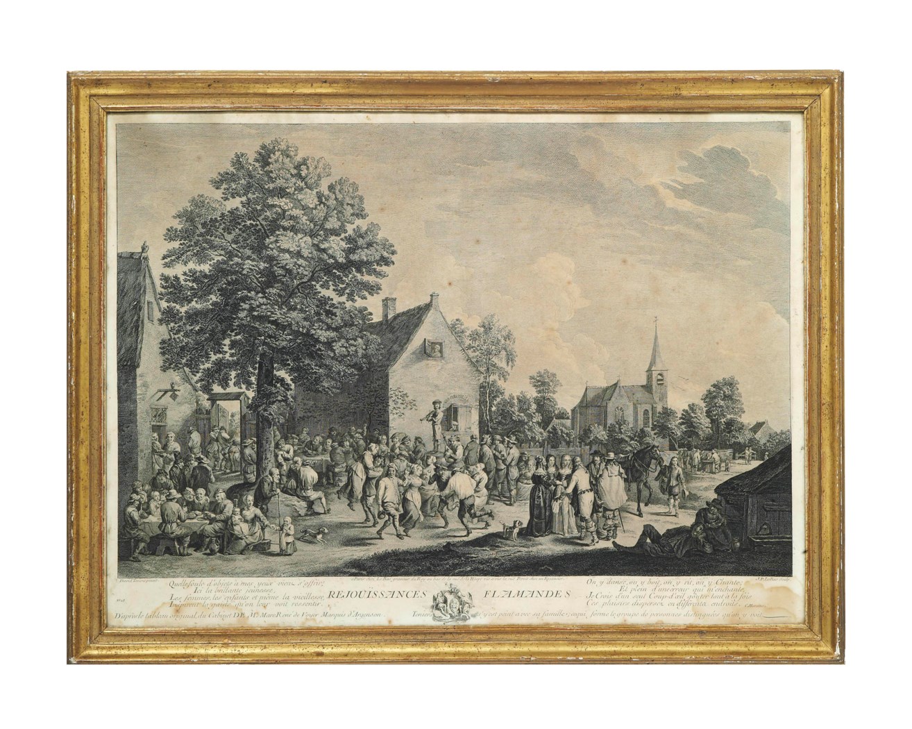 Jacques Philippe Le Bas (French, 1707-1783) after David Teniers , Fêtes ...