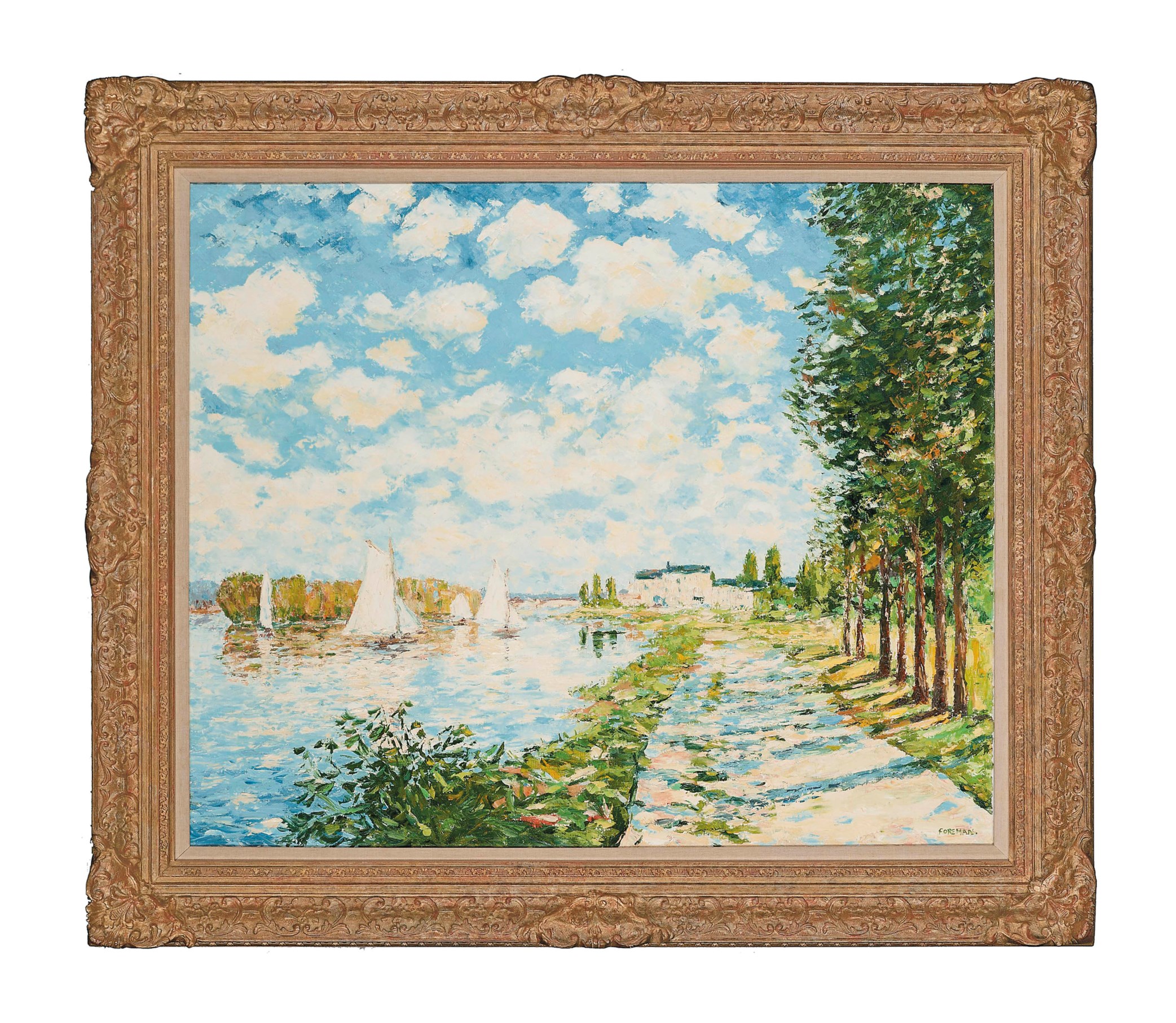 William Foreman (b. 1939) , The Seine near St Germain | Christie's