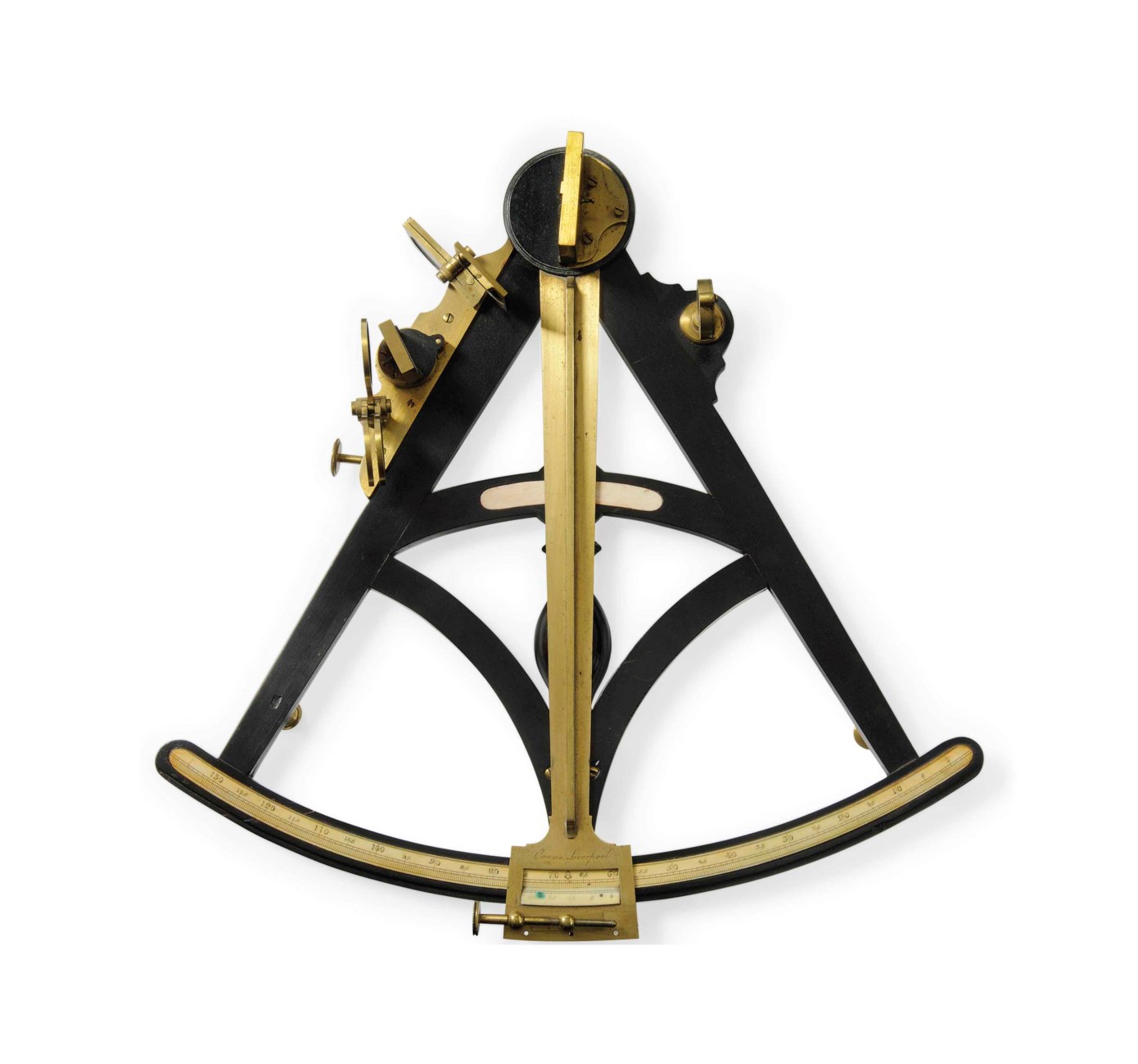 A 13¾-INCH IVORY AND EBONY SEXTANT , OWENS, LATE 18TH CENTURY | Christie's
