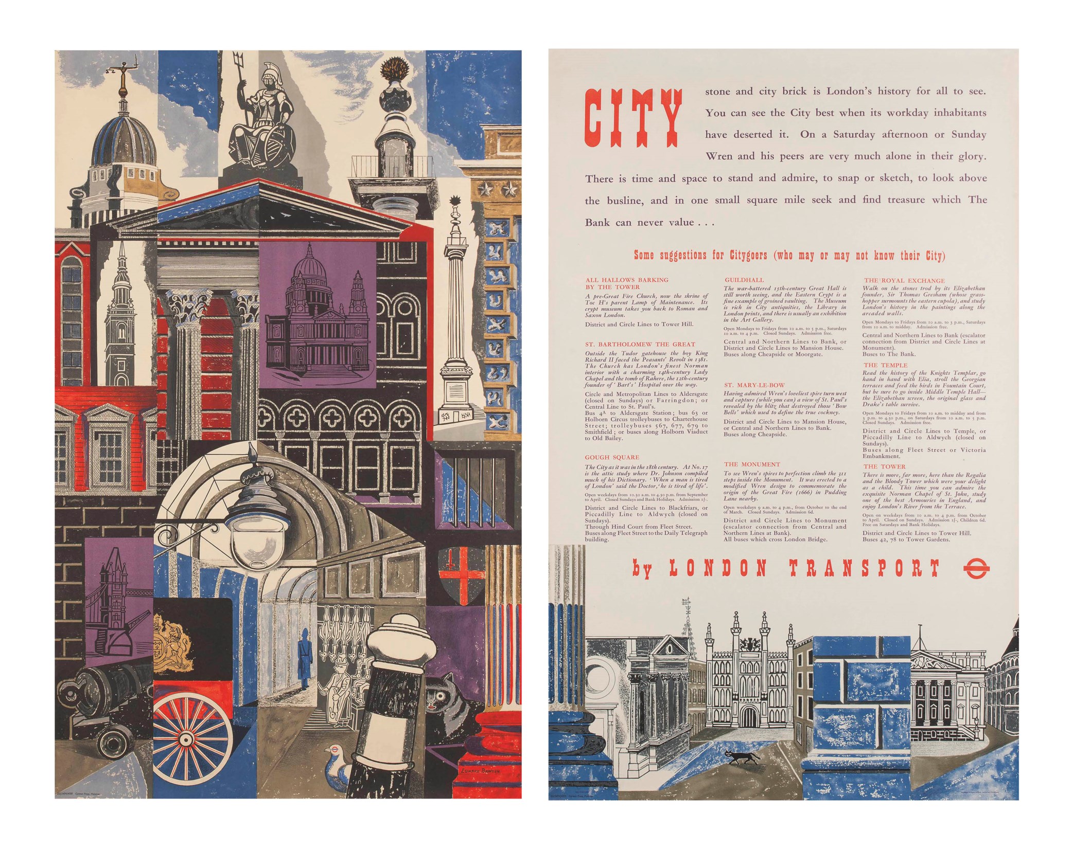 Edward Bawden (1903-1989) , CITY | Christie's