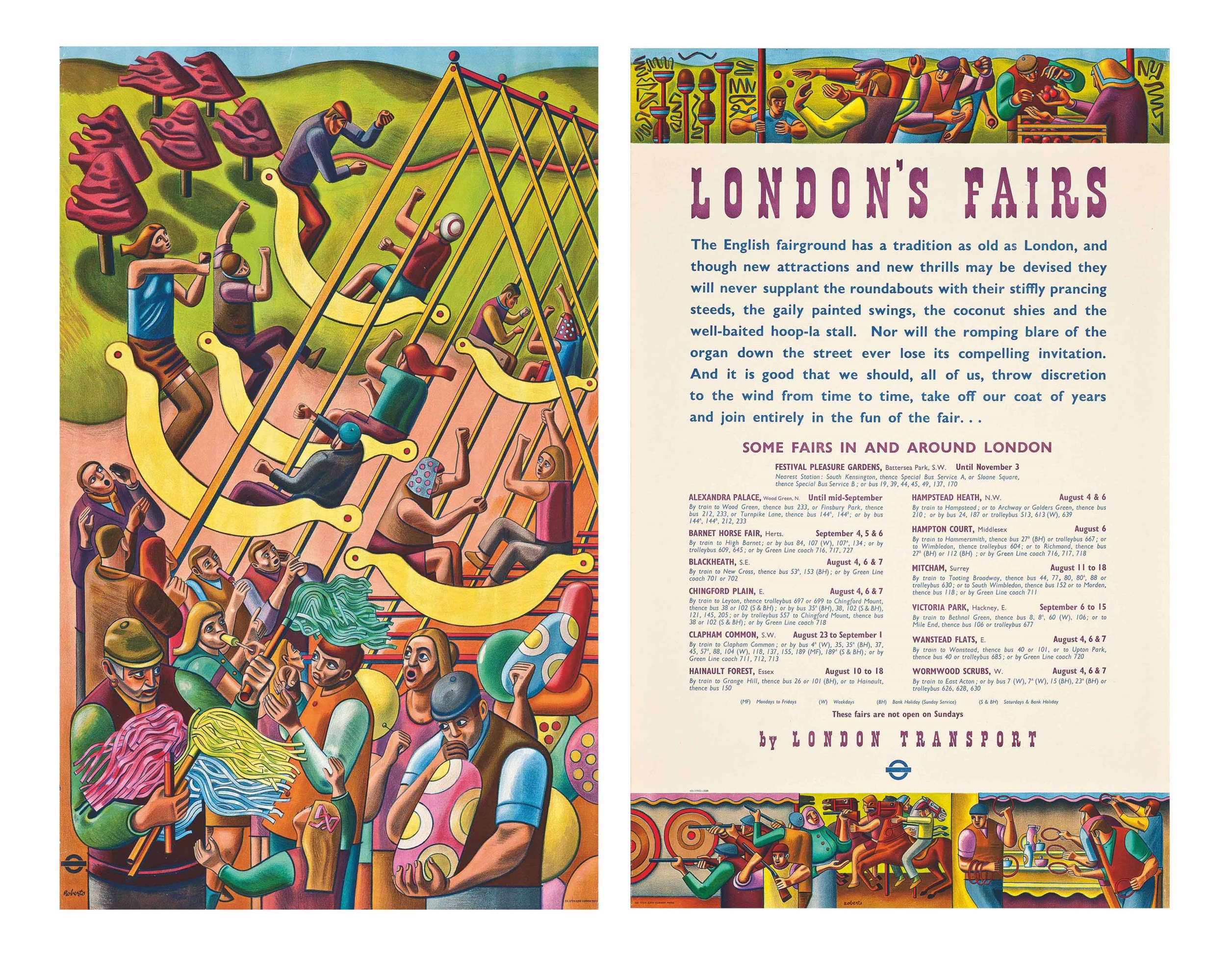 William Roberts (1895-1980) , LONDON'S FAIRS | Christie's