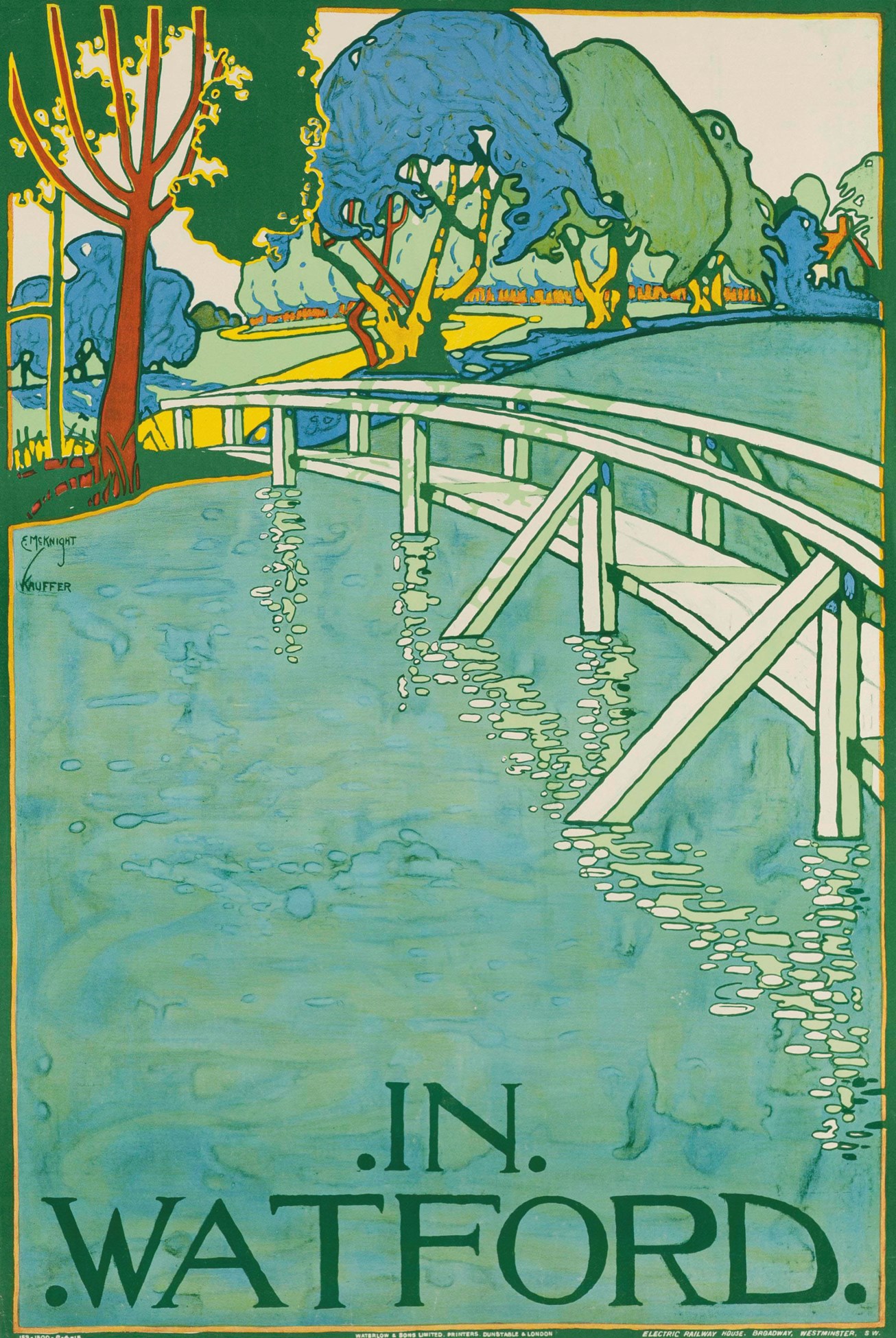 Edward McKnight Kauffer (1890-1954) , IN WATFORD | Christie's