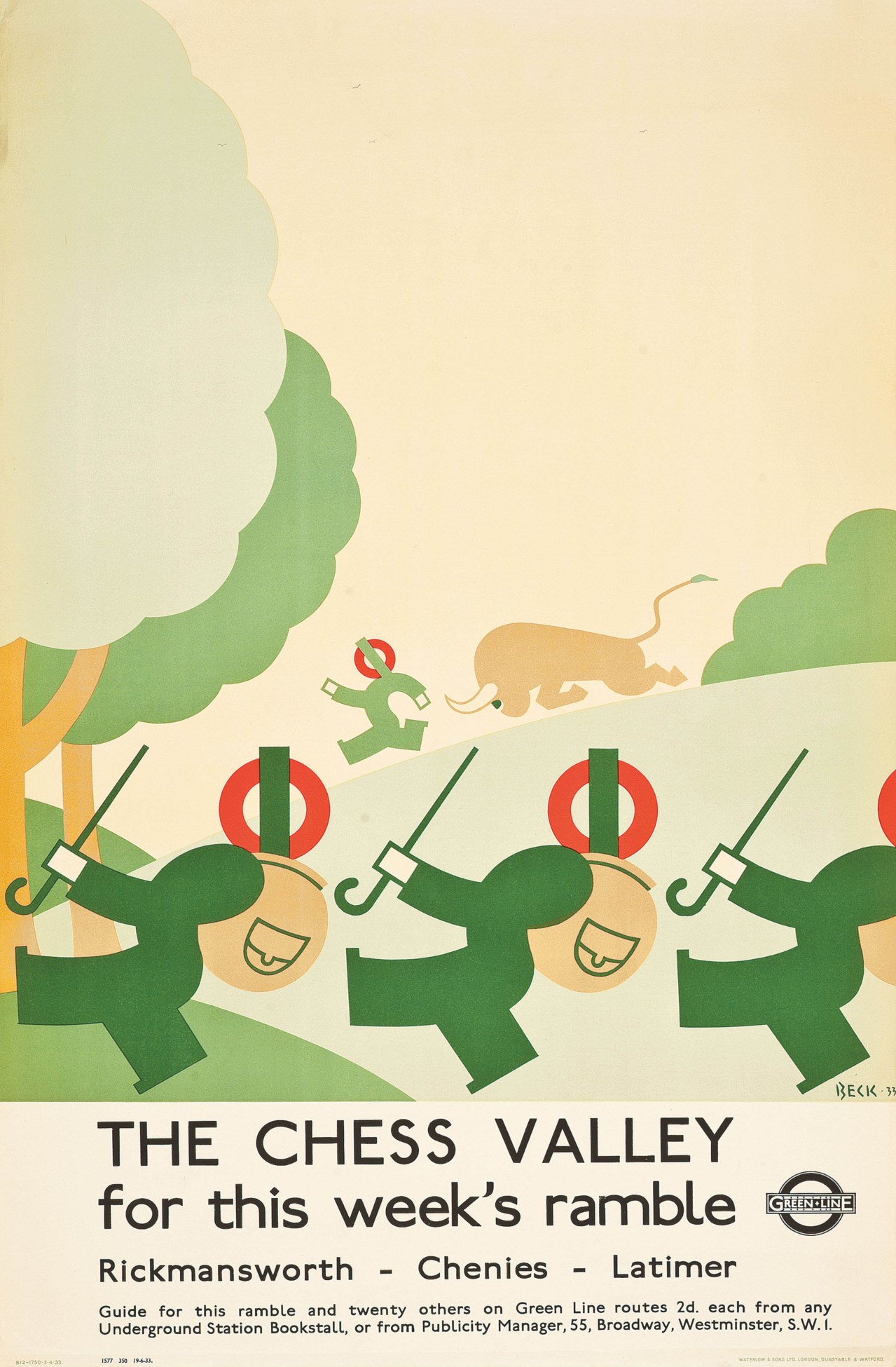 Harry Beck (Henry Charles Beck, 1902-1974) , THE CHESS VALLEY | Christie's