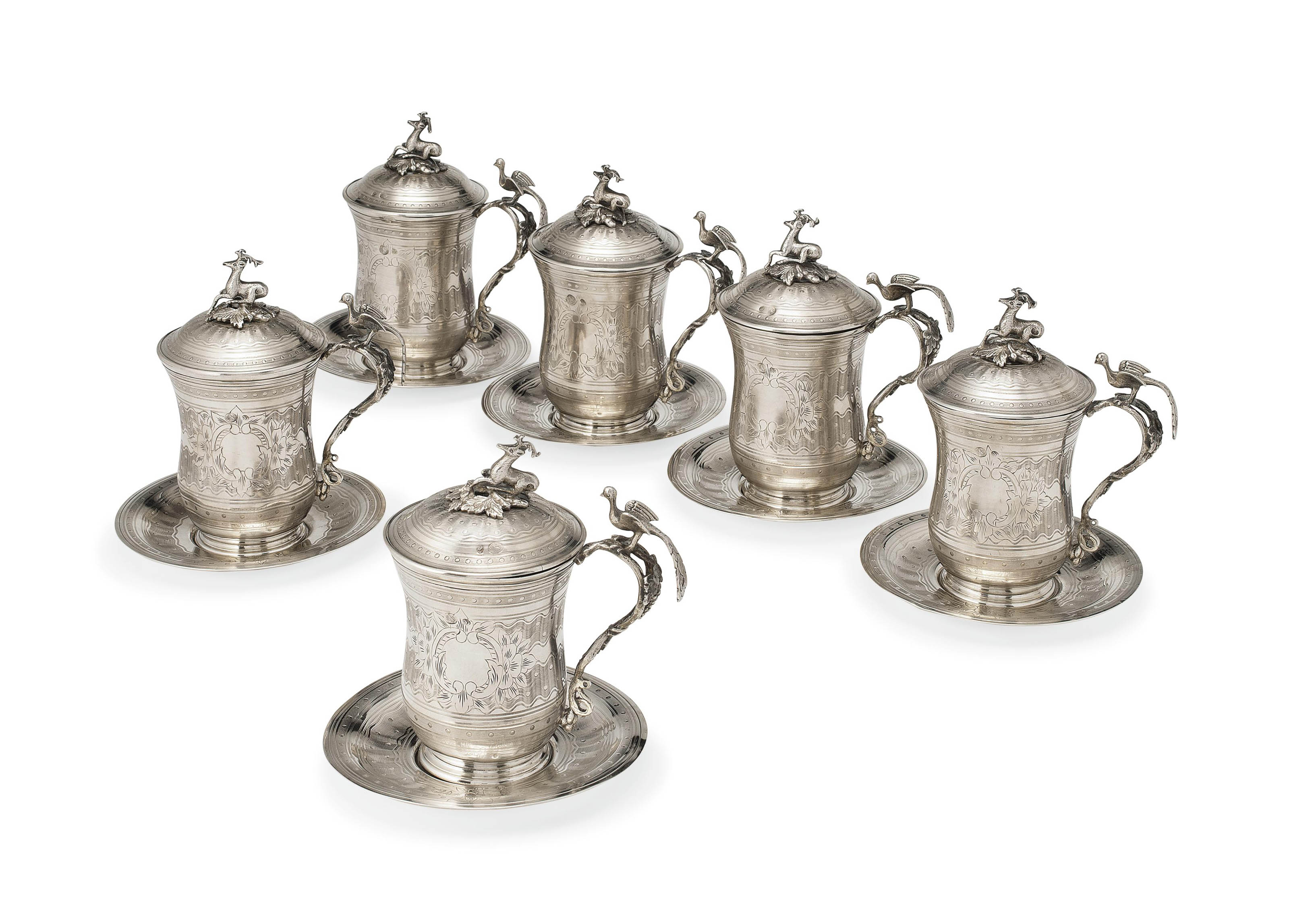 A SILVER HUQQA , OTTOMAN TURKEY, MID-19TH CENTURY | Christie's