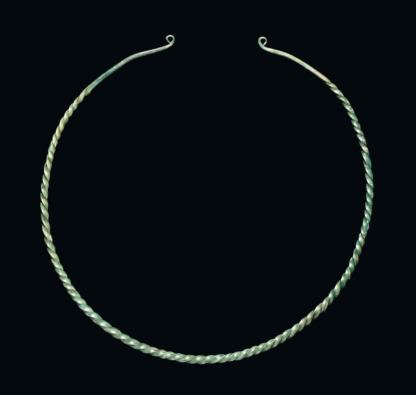 A EUROPEAN BRONZE TORC , BRONZE AGE, CIRCA 1400-1100 B.C. | Christie's
