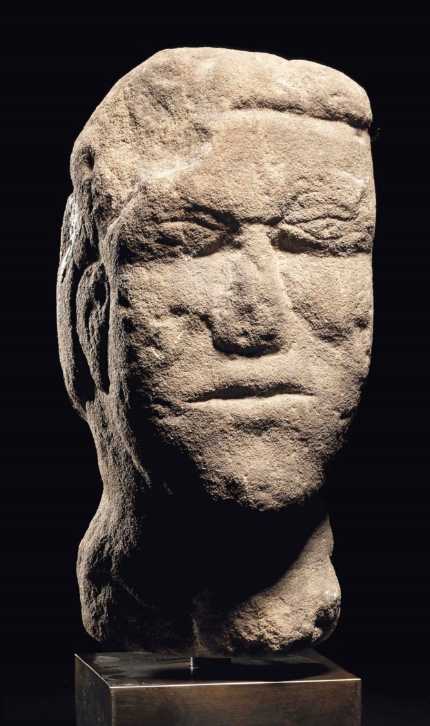 A CELTIC STONE HEAD , CIRCA 1ST-2ND CENTURY A.D. | Christie's