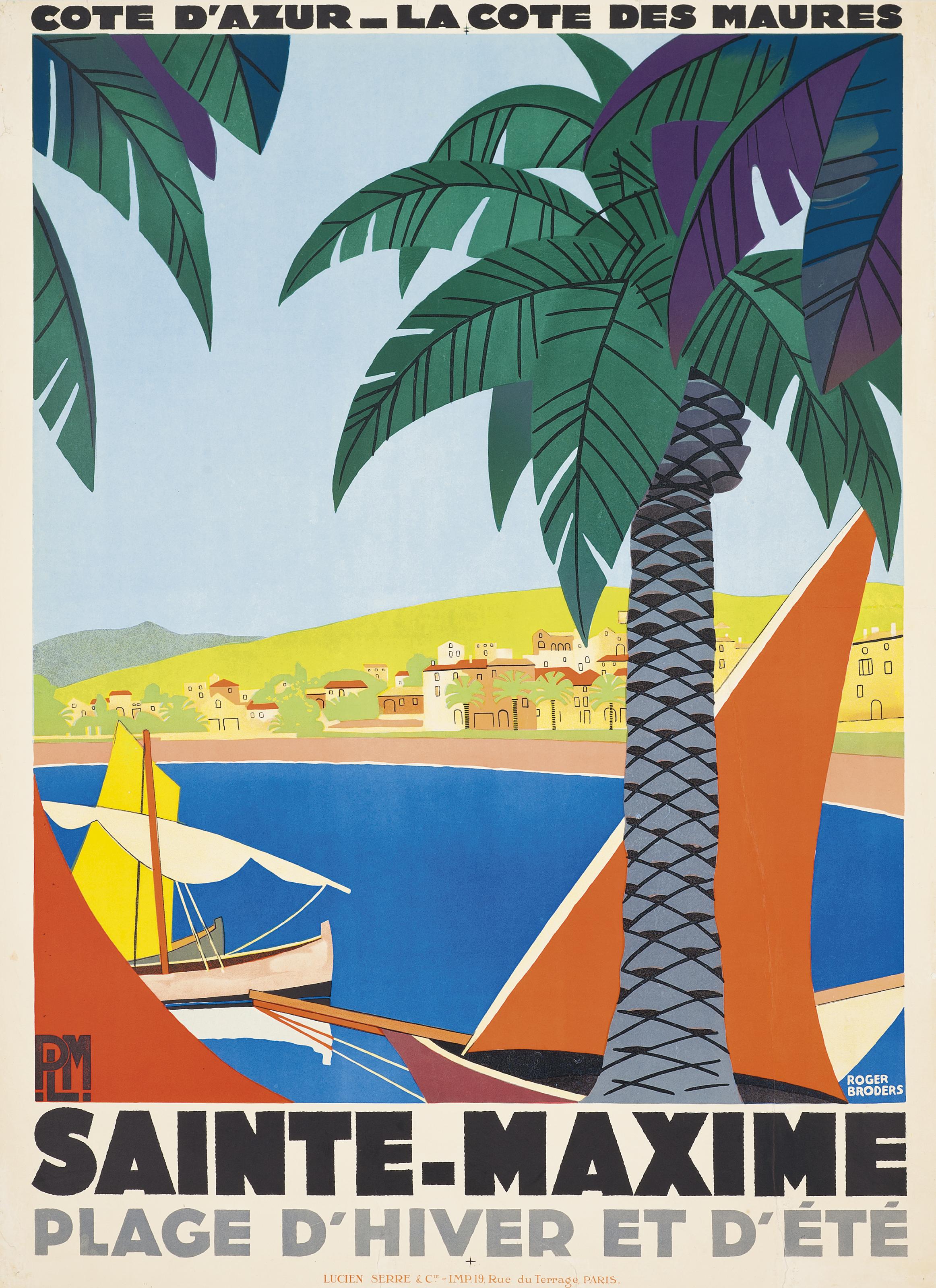 Roger Broders (1883-1953) , SAINTE-MAXIME | Christie's