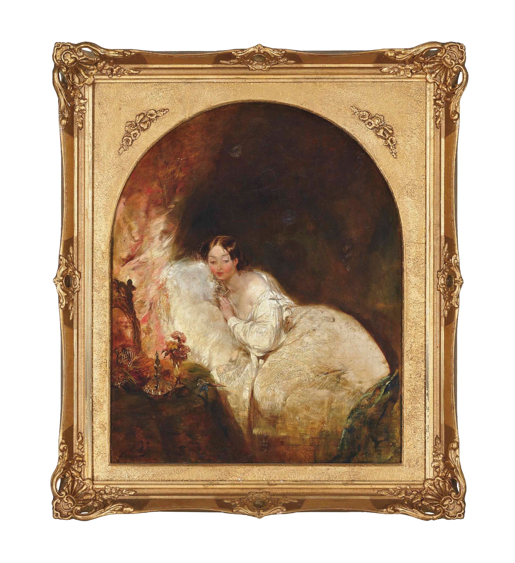 Alfred Joseph Woolmer (1805-1892) , Contemplation | Christie's