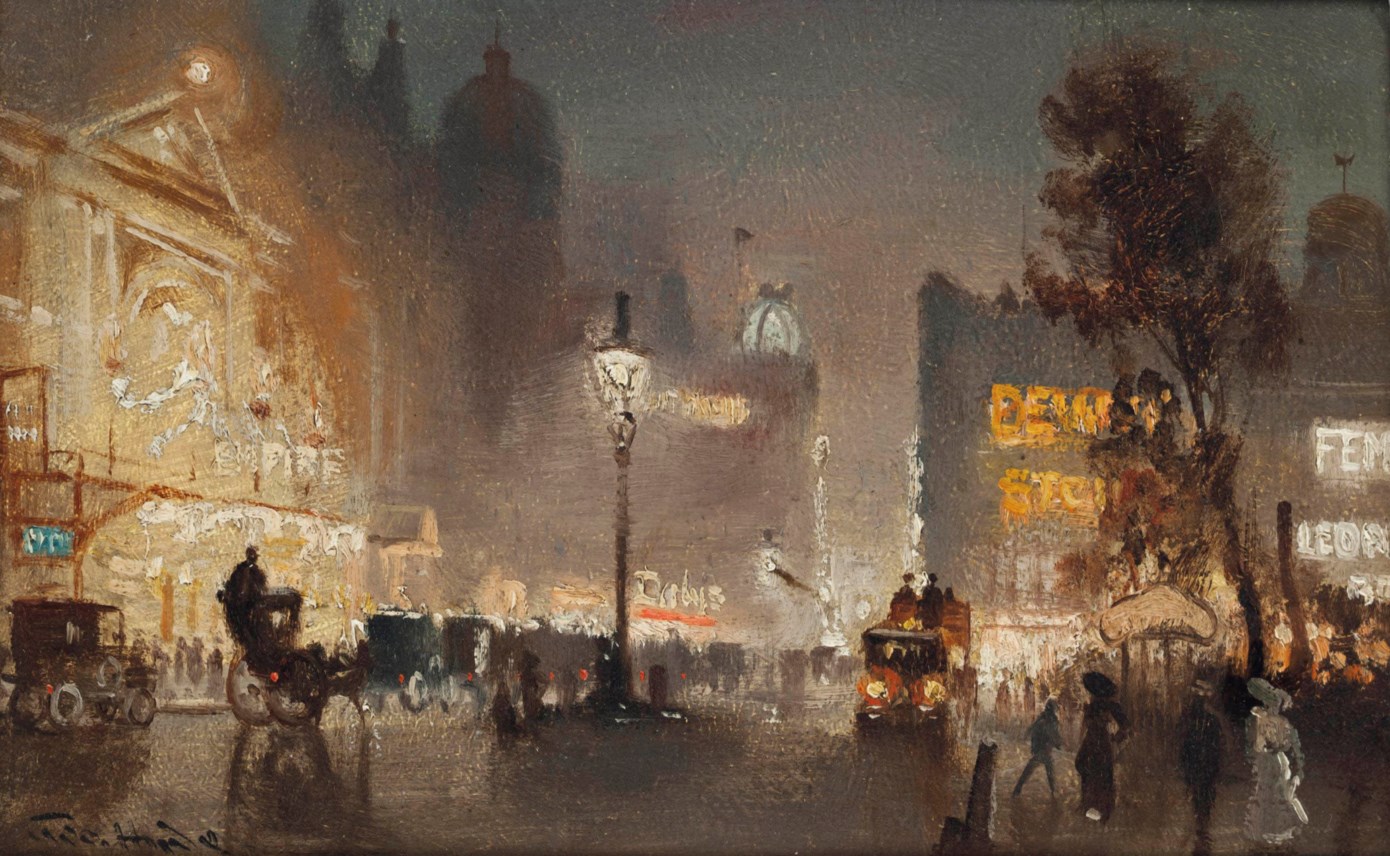 George Hyde Pownall (1876-1932) , The Empire, Leicester Square | Christie's